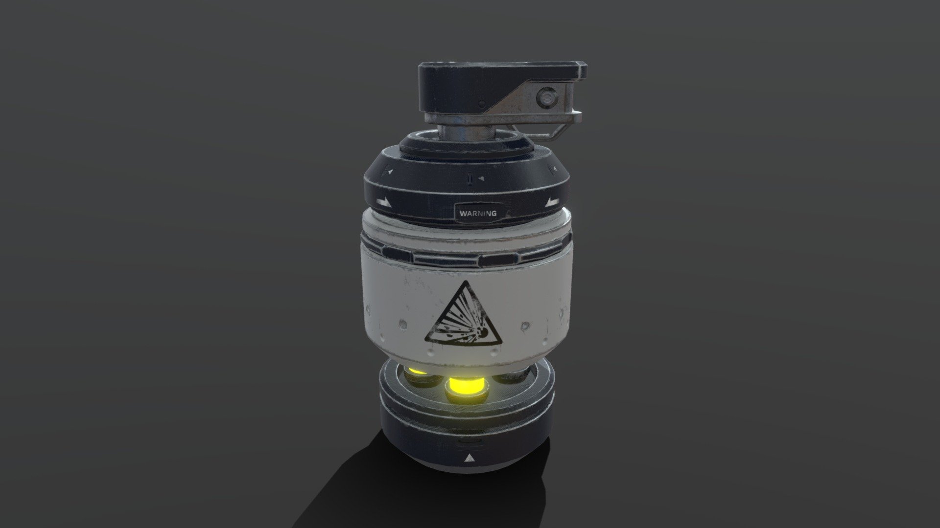 SciFi Grenade - 3D model by lobodesable12 [643b2b1] - Sketchfab