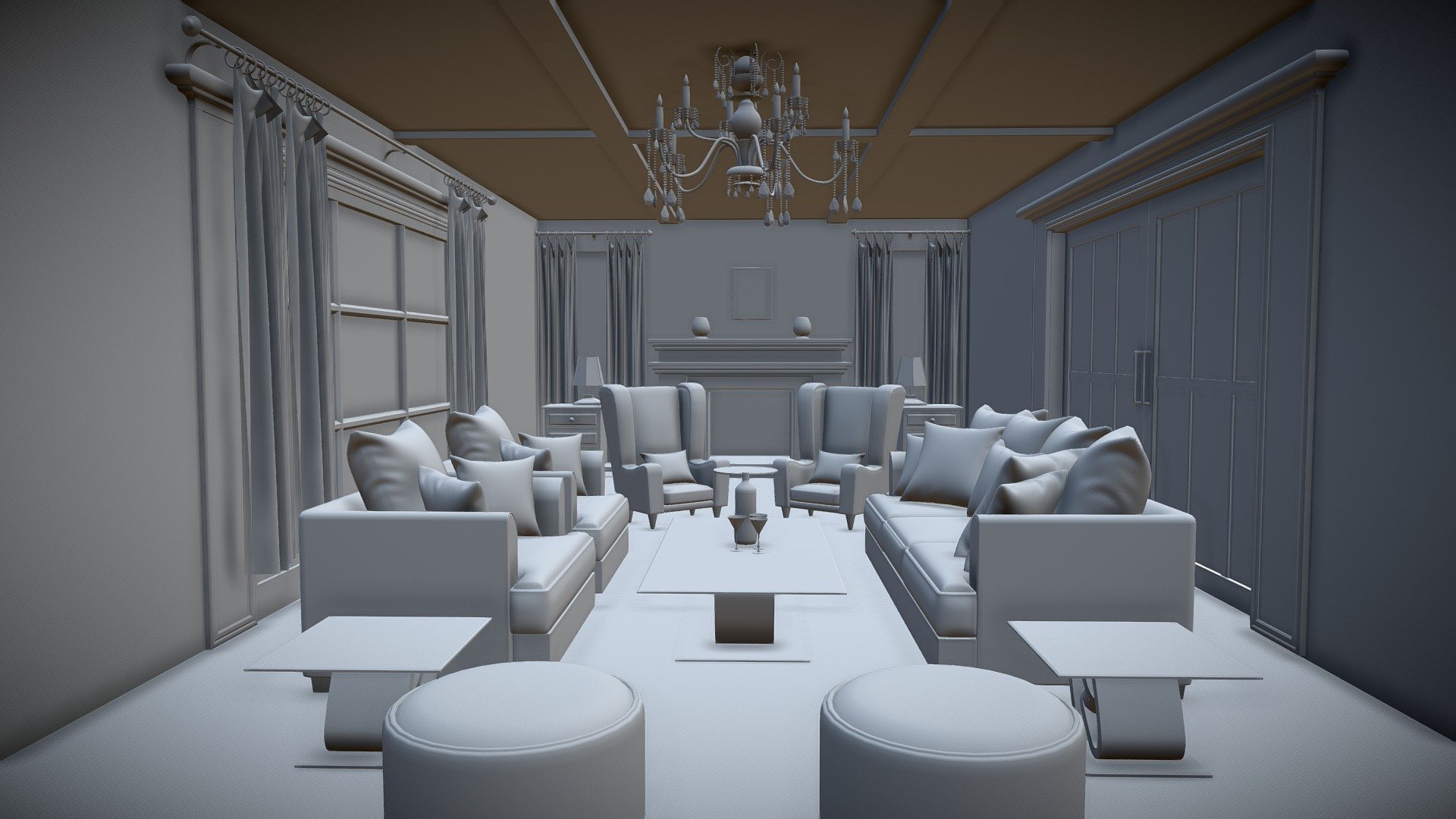 Living Room - Buy Royalty Free 3D model by Pratibha (@Camay) [643c7cb ...