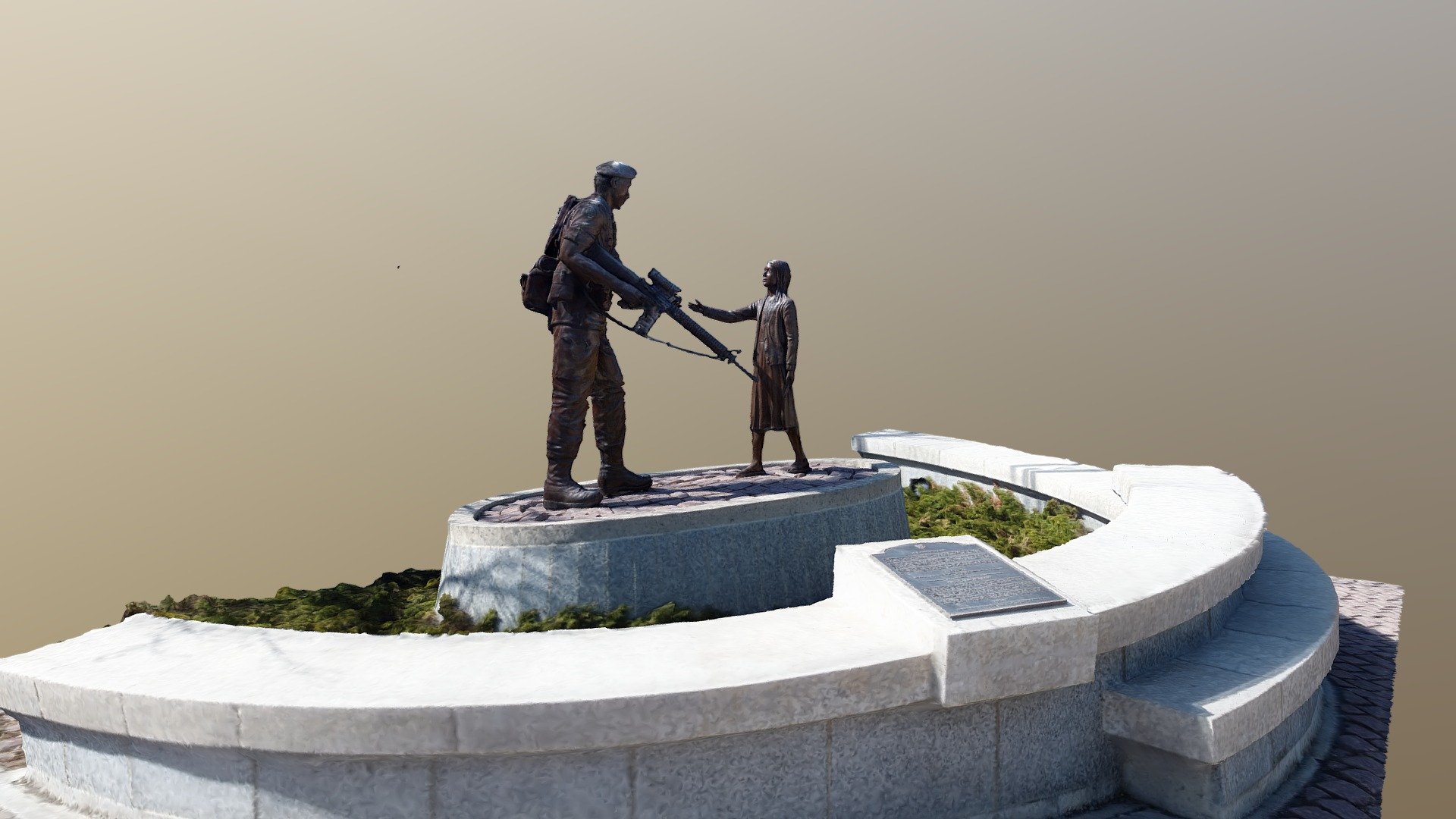 Cpl. Mark Isfeld Monument — Calgary, Canada - 3D model by Memory Anchor ...