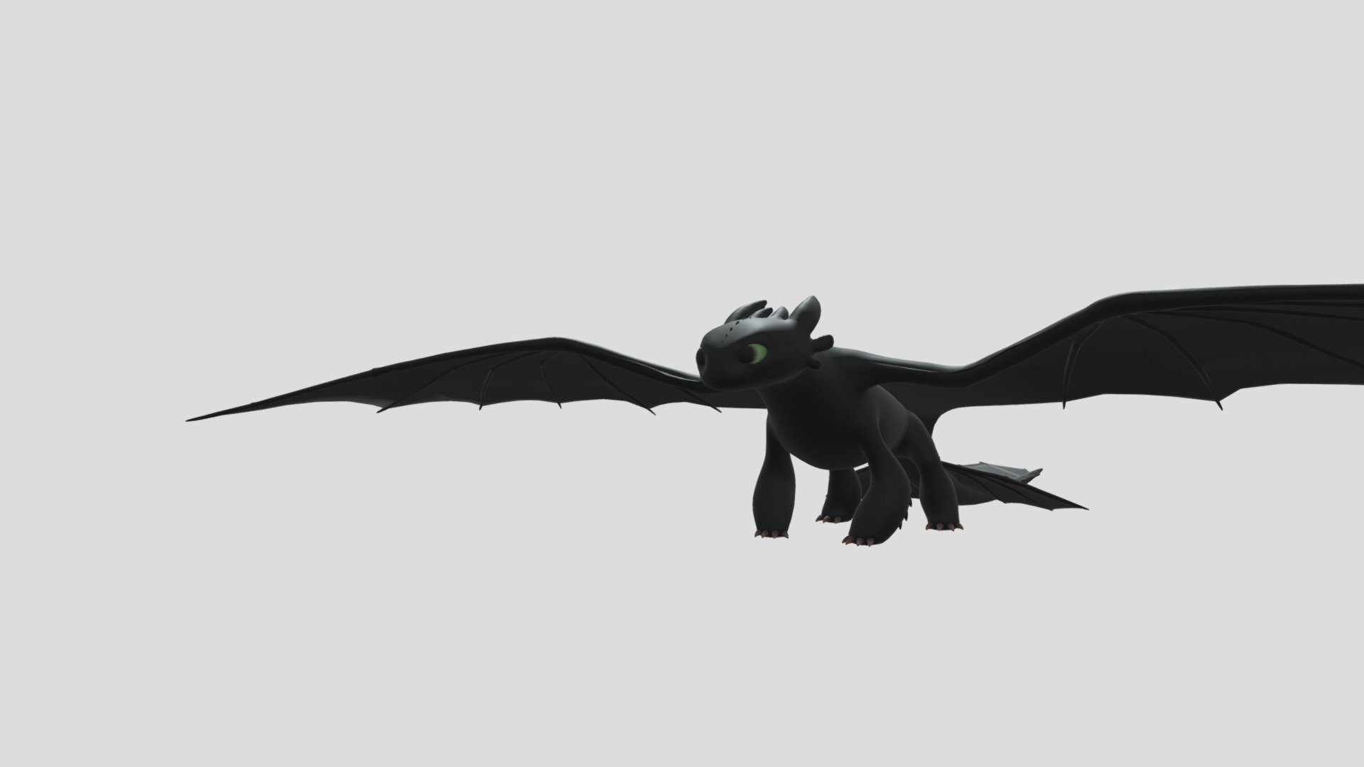 Toothless - 3D model by masterkhriz [643d56f] - Sketchfab
