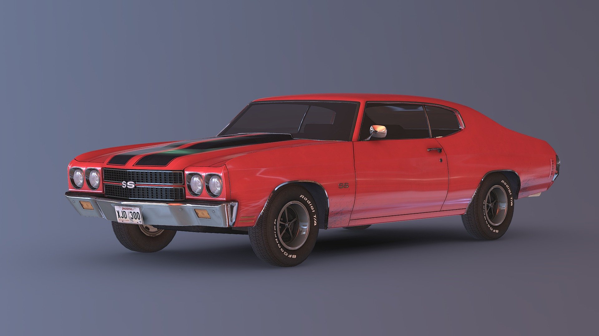 Chevrolet Chevelle - 3D model by kanistra [643da3c] - Sketchfab