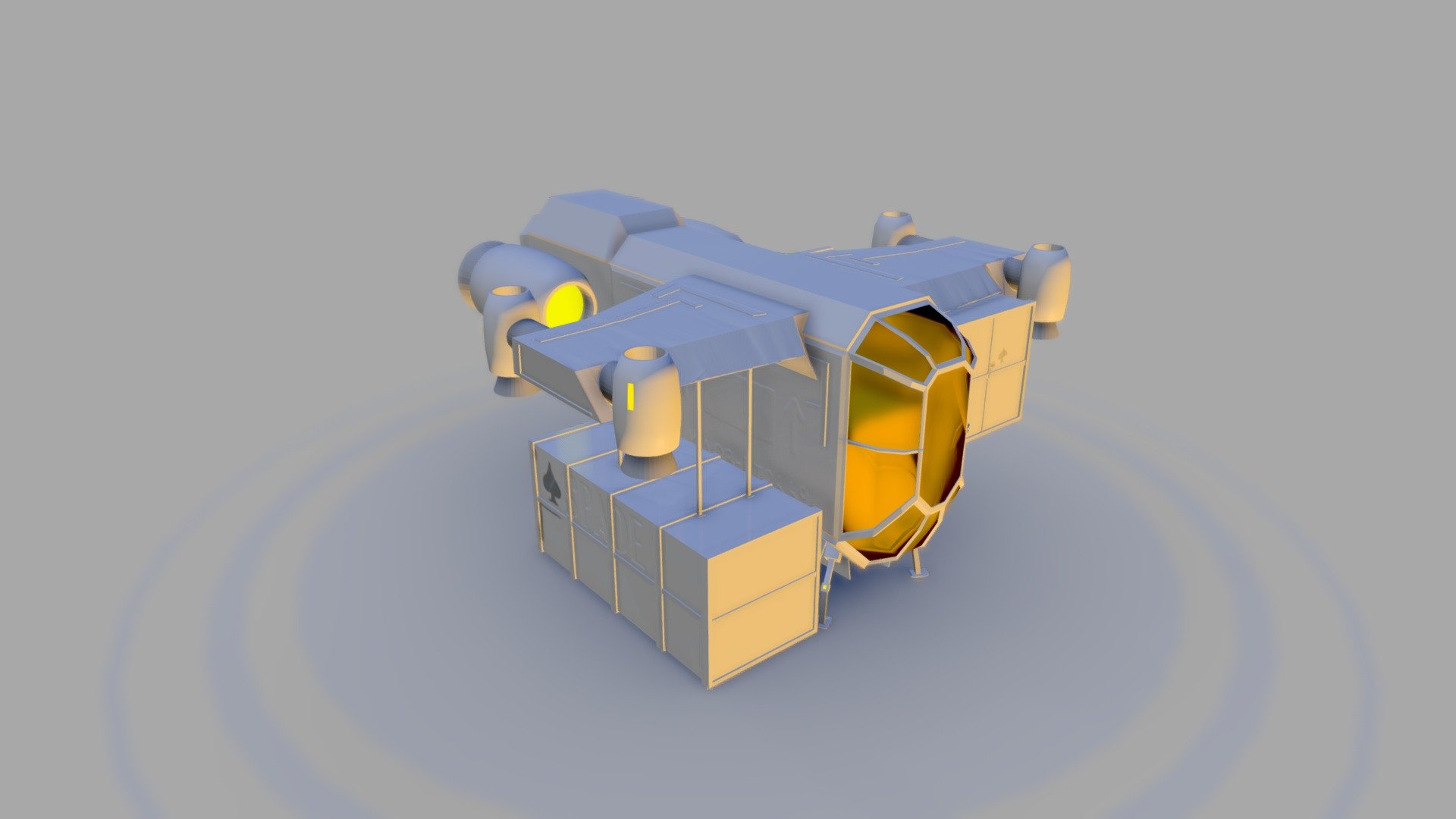 Heavy Cargo Lifter - White - Download Free 3D model by Chaitanya ...