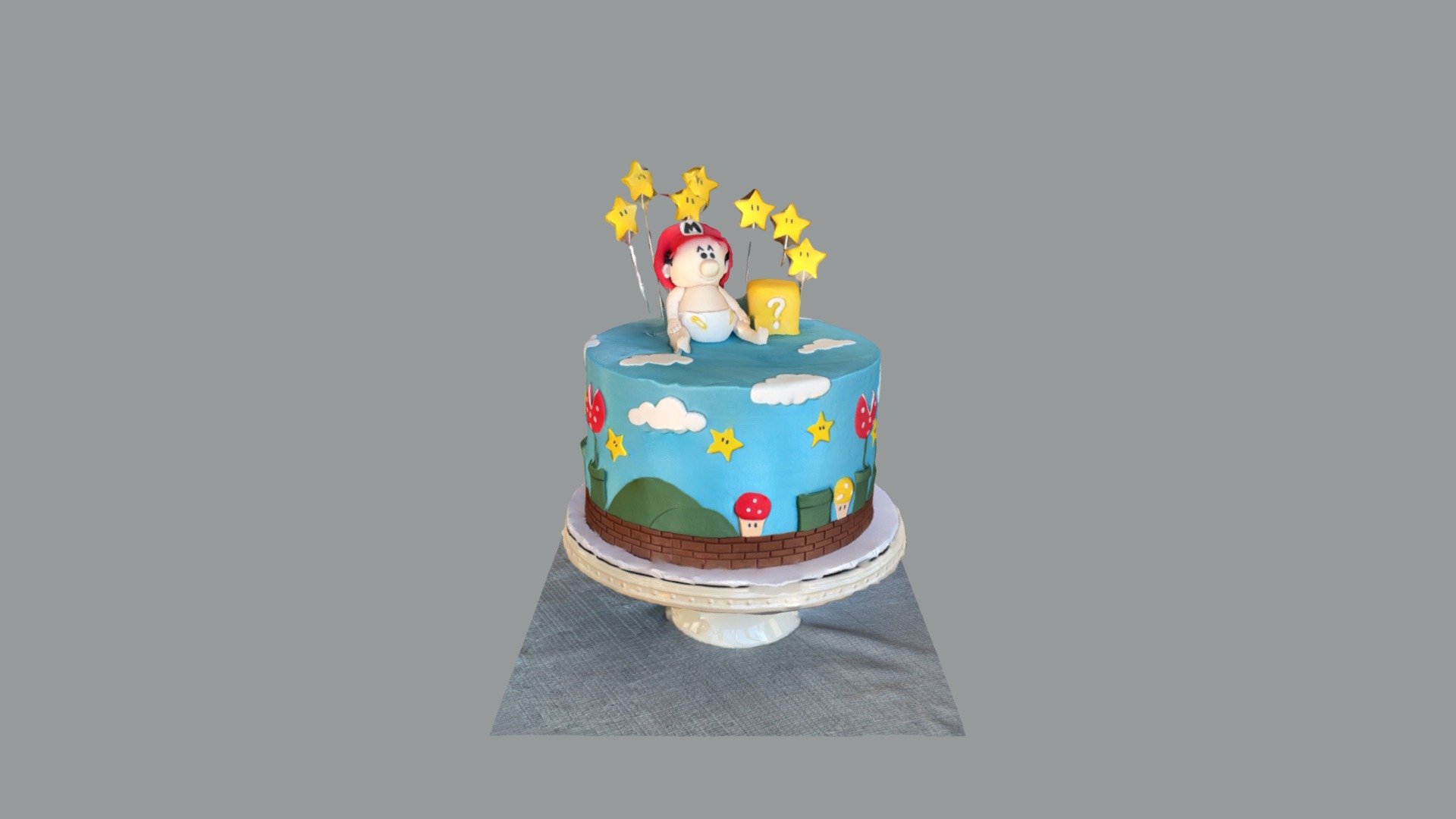Mario cake - Download Free 3D model by Alexander (@ajonesi) [643e1bf ...