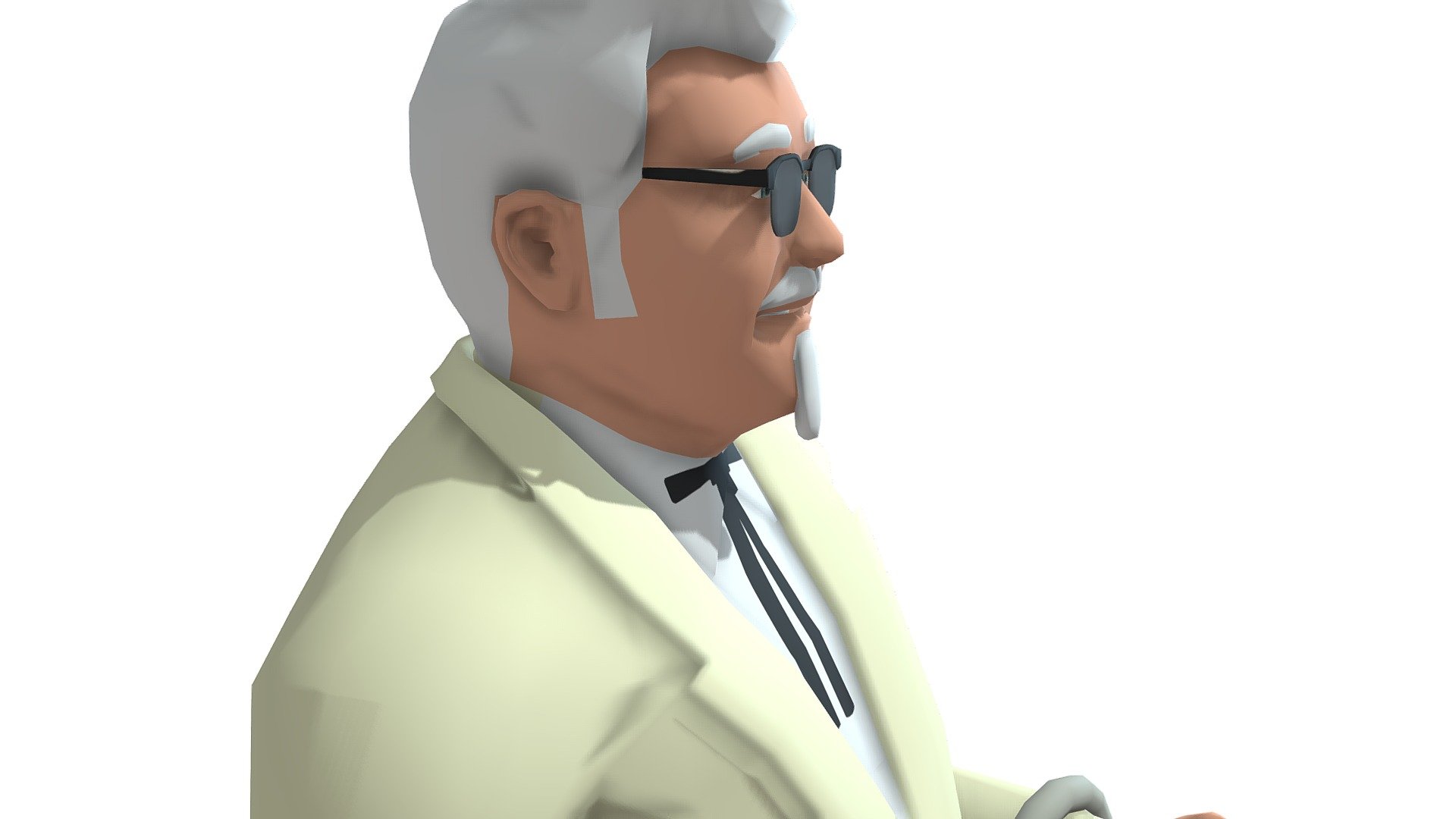 3D Colonel Sanders Model - 3D model by Incredimate Studio ...