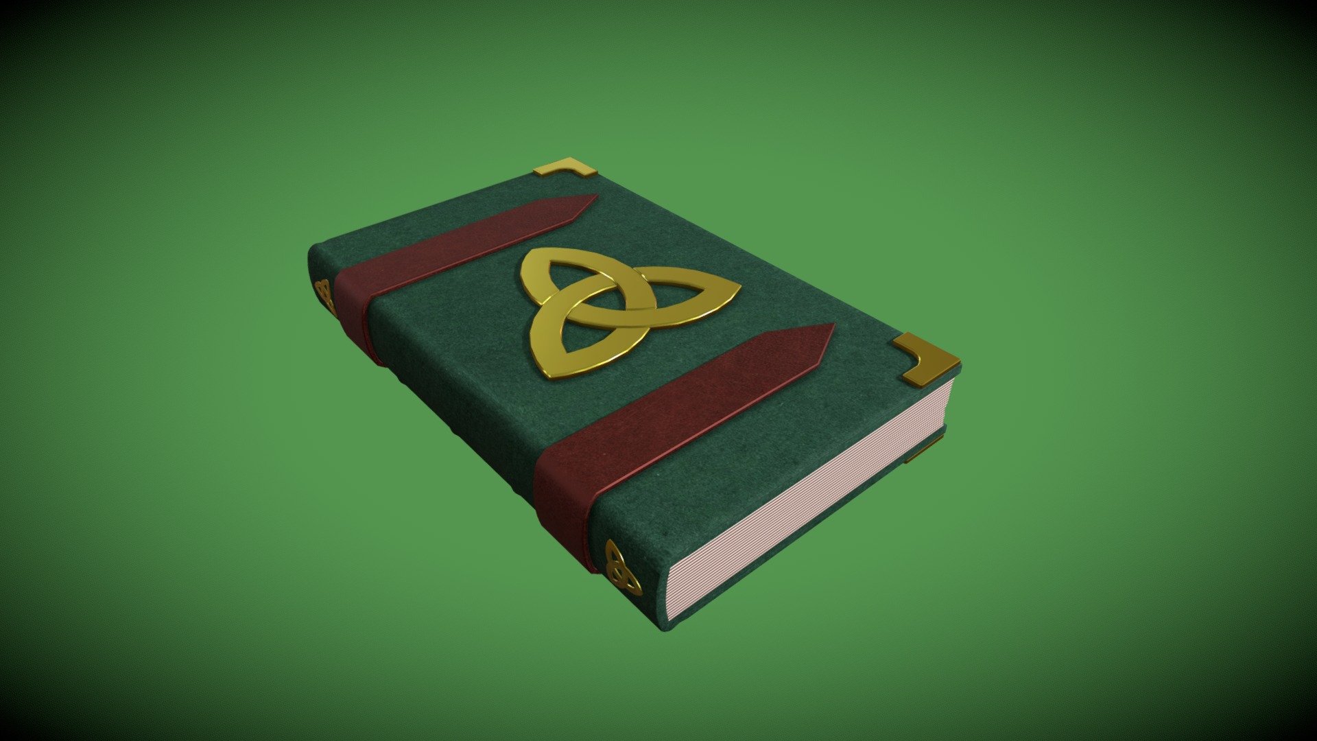 Celtic Book - Sketchfabweeklychallenge - Week 5 - Download Free 3D ...
