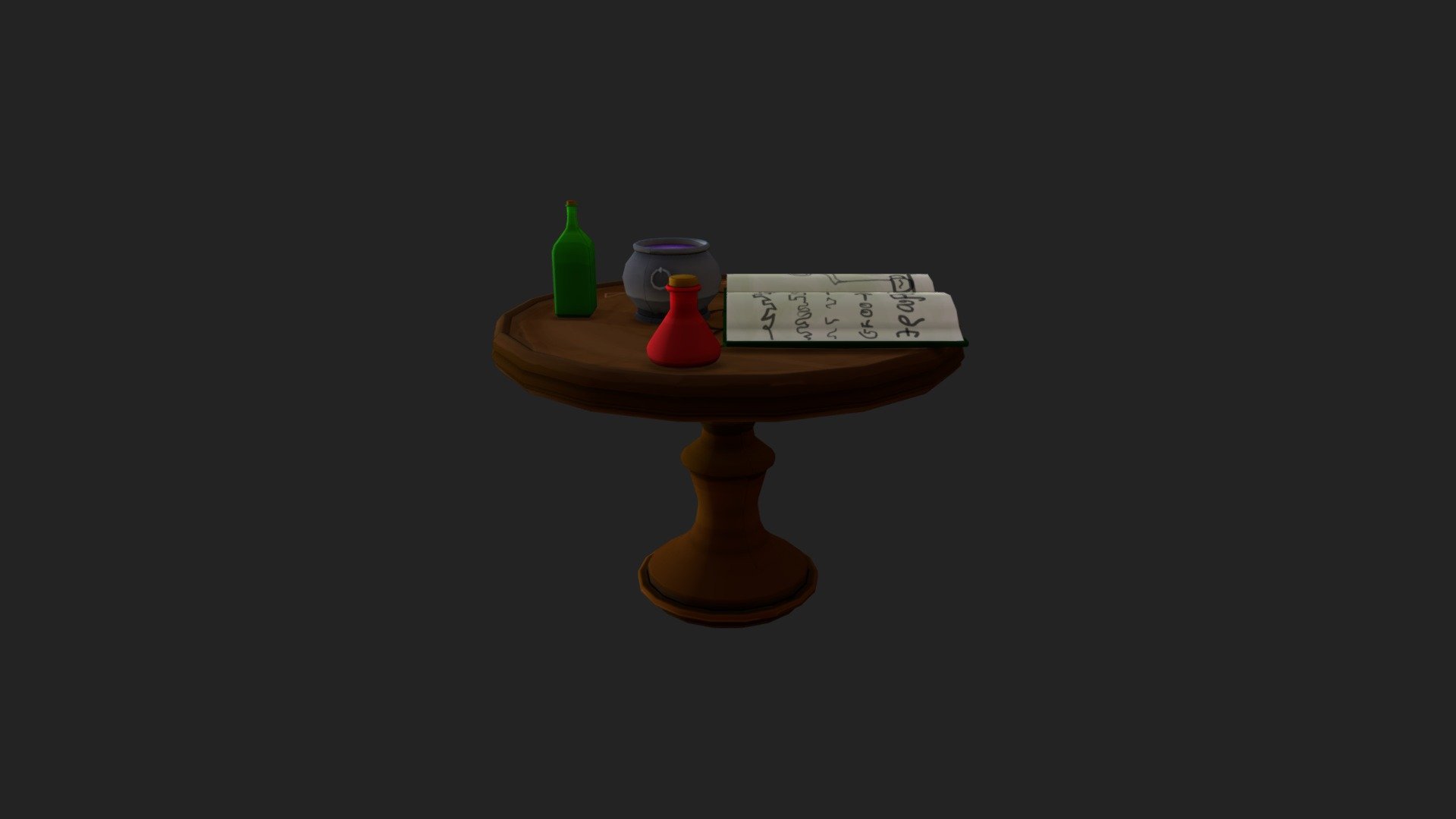 Alchemy Table - 3D model by Daniel772 [6441583] - Sketchfab