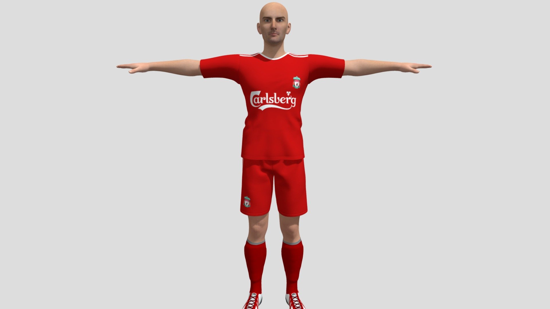 Soccer Player Liverpool - Buy Royalty Free 3D model by trish.j2109 ...