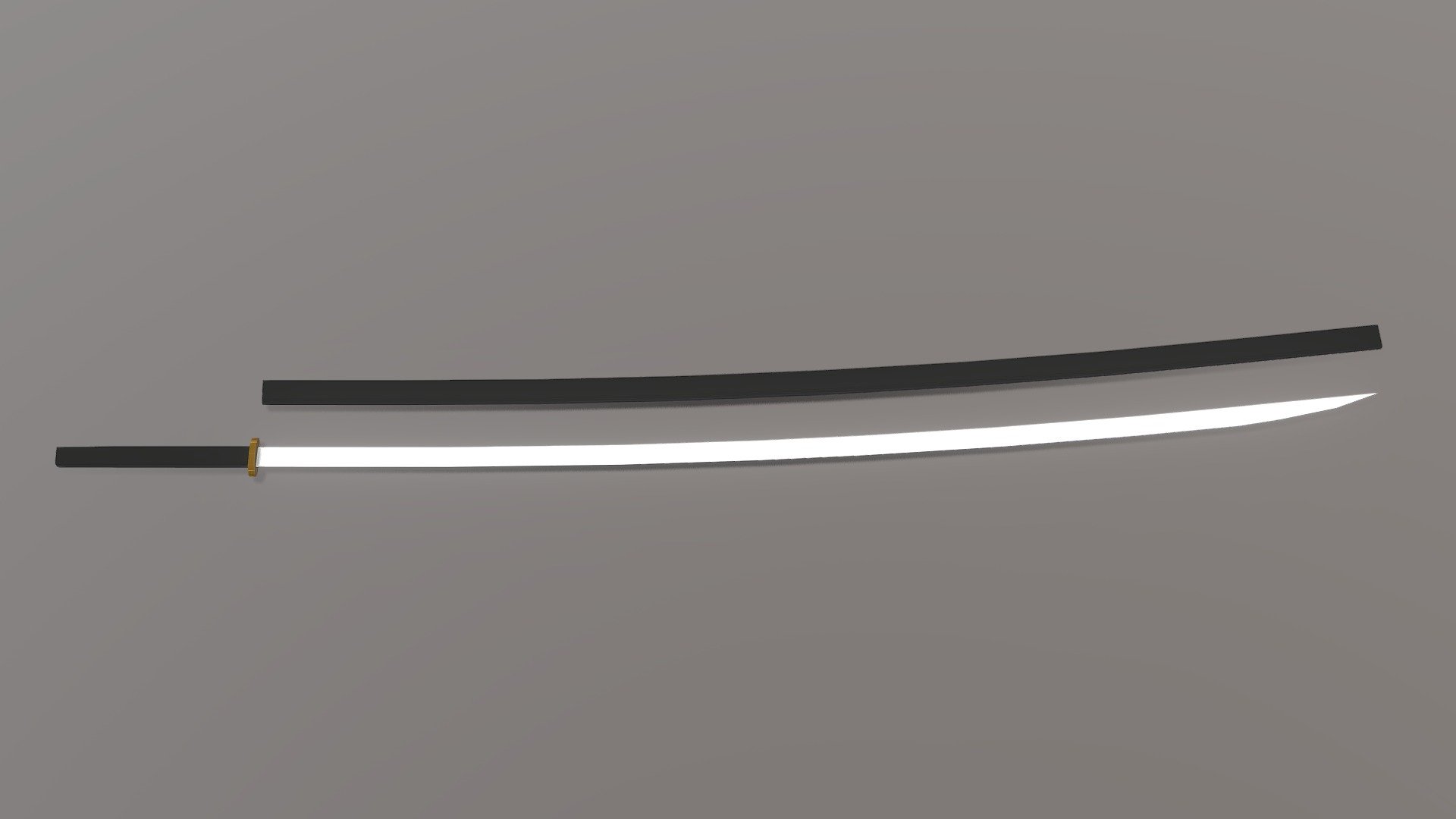 Simple Low Poly Odachi - 3D model by ollieandrew [64460d9] - Sketchfab
