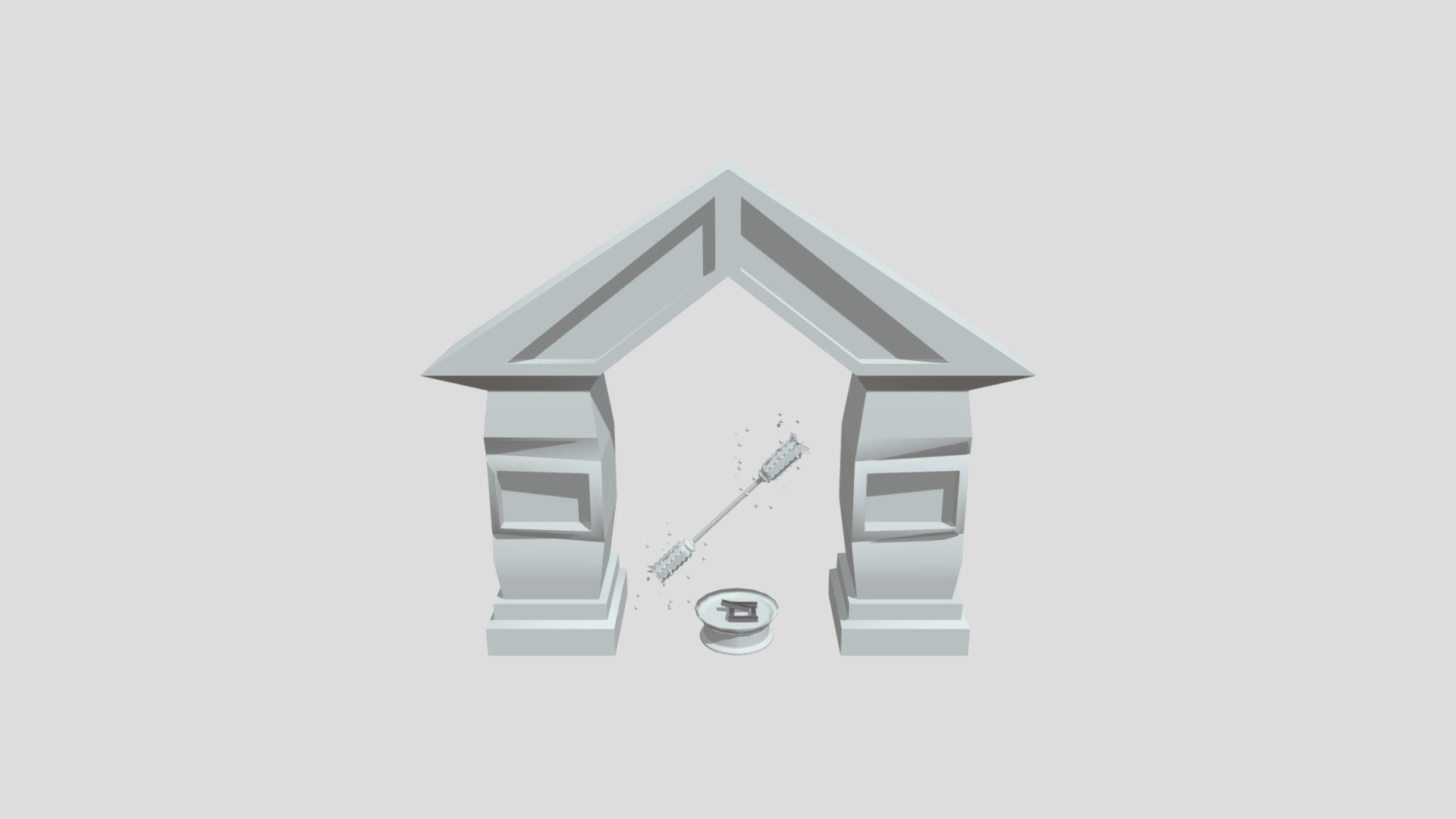 Monument - 3D model by Rudar12 [6446f5c] - Sketchfab