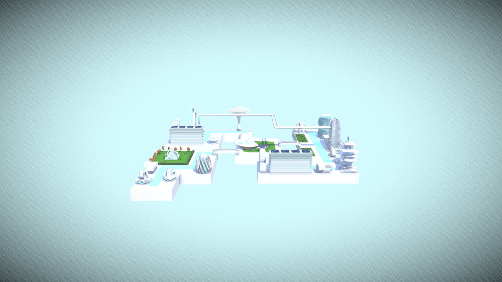 Zion City - 3D model by andreu.v.m (@andreuvaleria25) [6447398] - Sketchfab