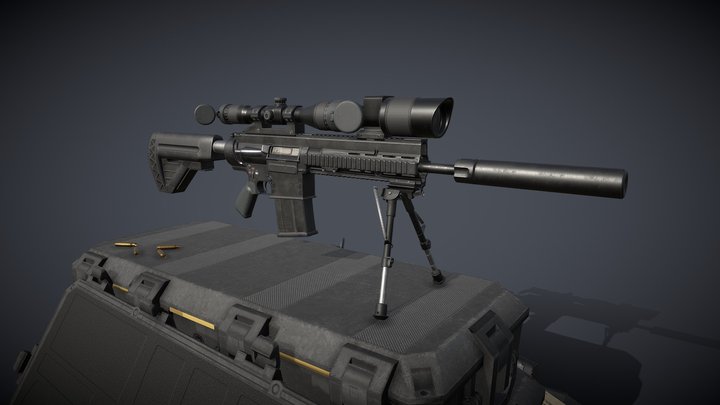 Hk-417 3D models - Sketchfab