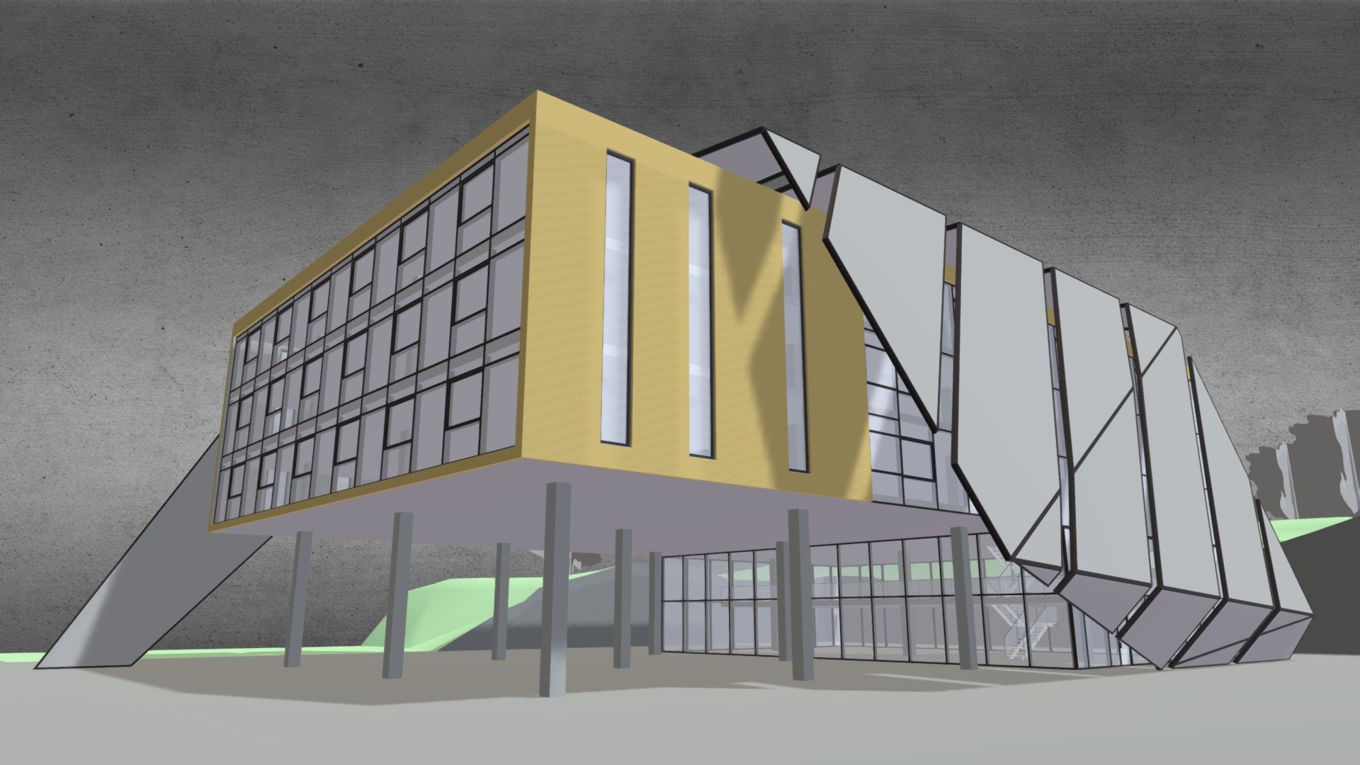 Revit Training Model No.1 - Download Free 3D model by ATD-London ...
