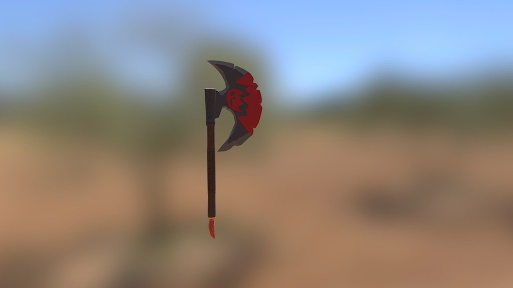 Battle axe of impotent rage - 3D model by danielbertola77 [6449fbd ...