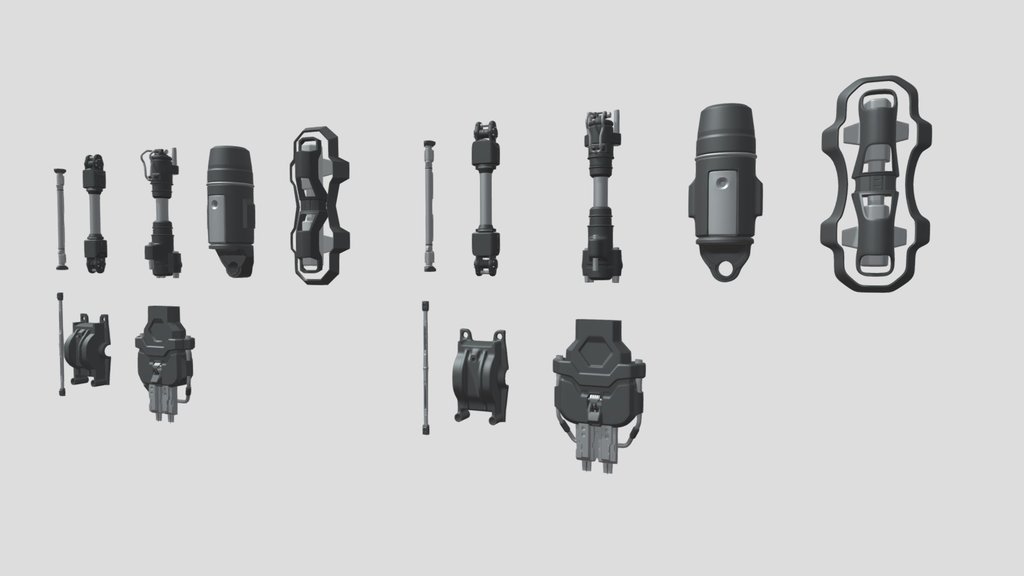 Coleção Kitbash - A 3D model collection by mateusguedesggm - Sketchfab