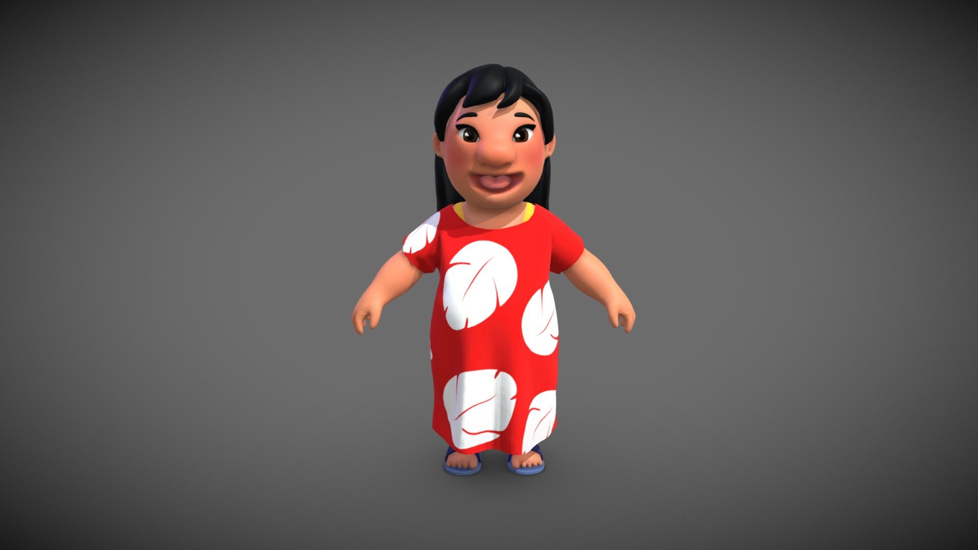Lilo - FanArt - 3D model by iseline.sanseau [644c79c] - Sketchfab