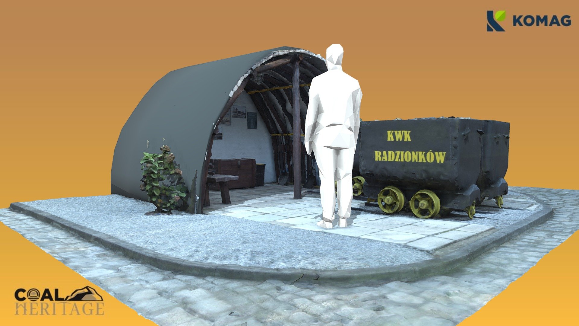 Mini open-air mining museum in Radzionków - 3D model by KOMAG 3D Models ...