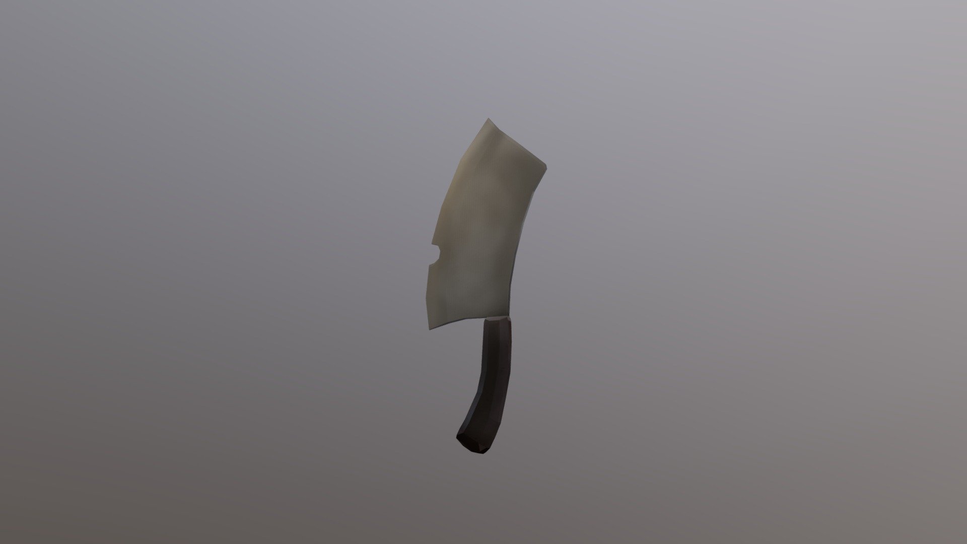 low poly stylized cleaver - 3D model by guilherme_nascimento [644f532 ...