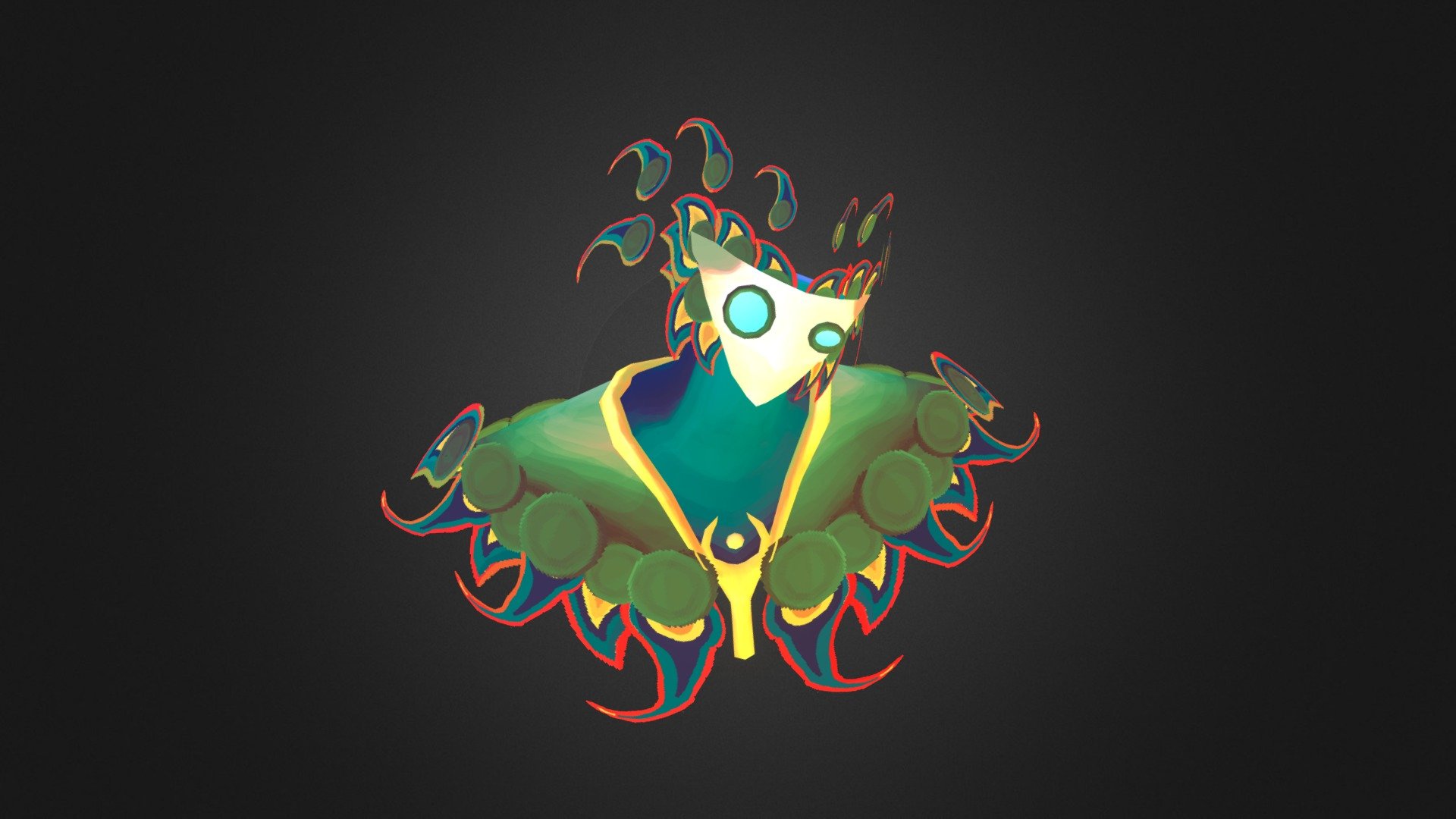 Owl Spirit Bust - 3D model by hatgremlin [6451665] - Sketchfab