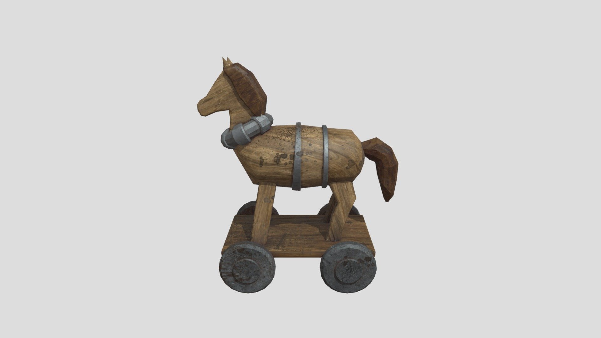 Low Poly Trojan Horse - Download Free 3D model by Tyler Lazzareschi ...