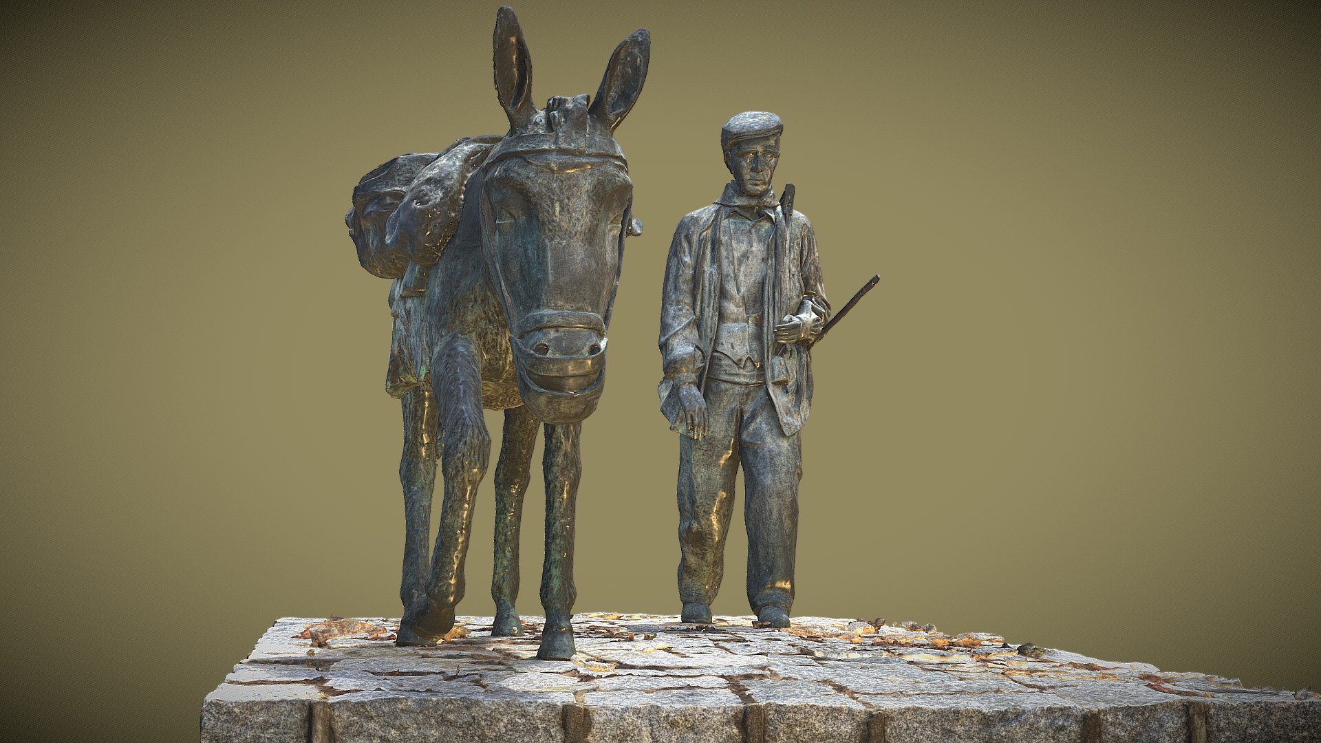 Monumento al Arriero - 3D model by MundoRed (@enriquedf) [64530e3 ...