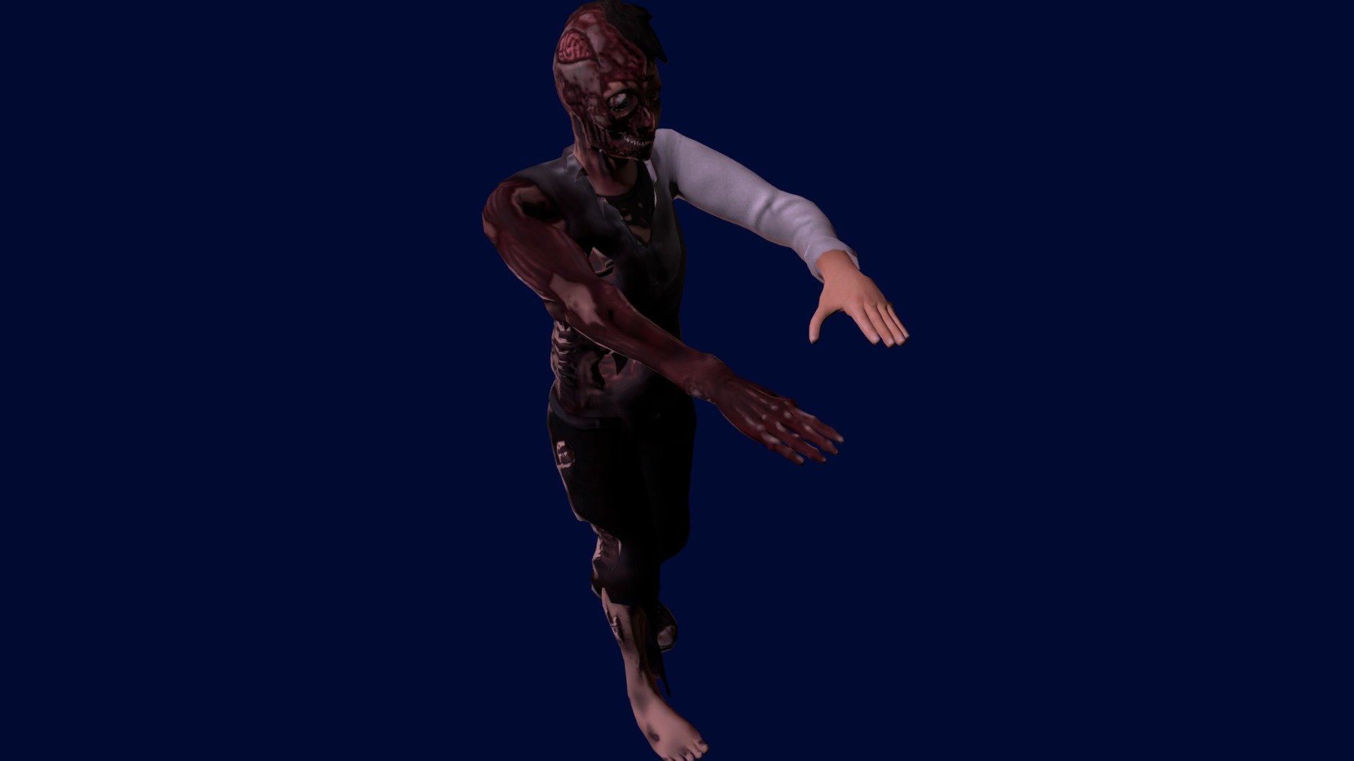Zombie Smile - 3D model by luanvpereira (@pereiralv2010) [645440f ...