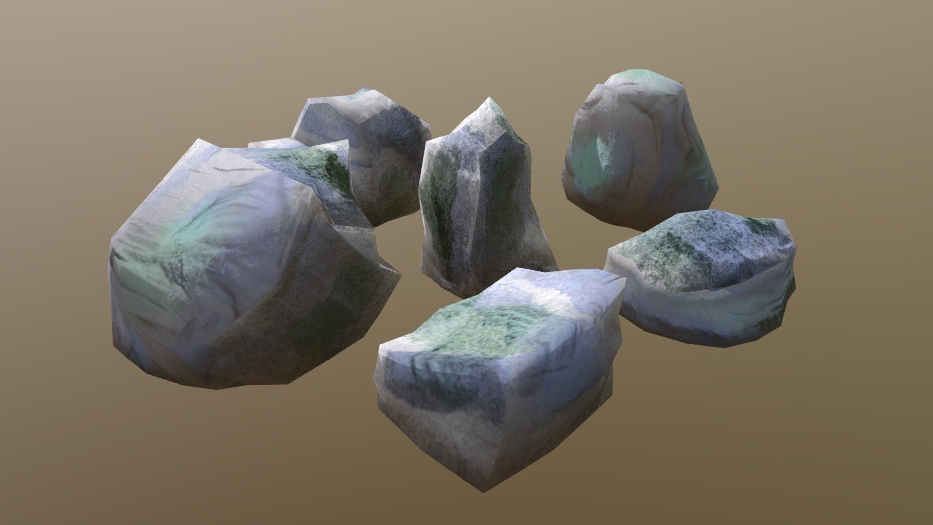 Low Poly Rocks - Download Free 3D model by Rodol the Dreamer ...