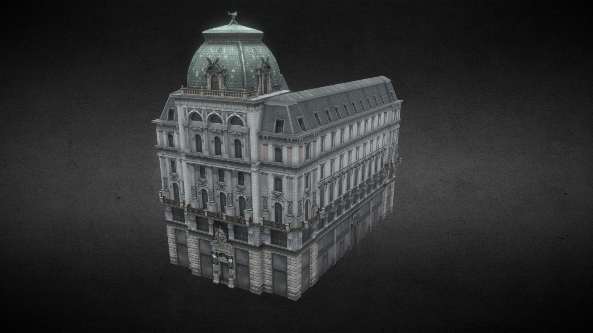 Palais Equitable - 3D model by Modocero [64555ca] - Sketchfab
