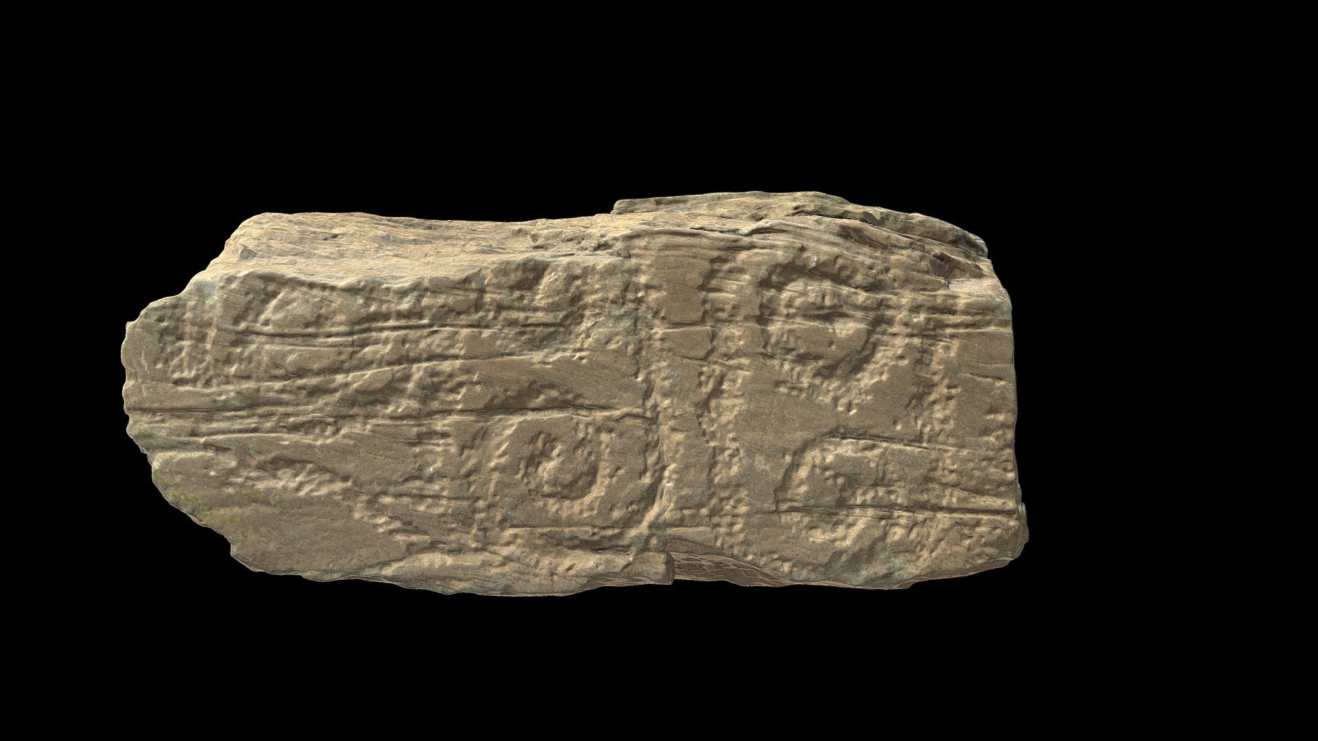Decorated stone, Pierowall Tomb, Westray - 3D model by UHI Archaeology ...