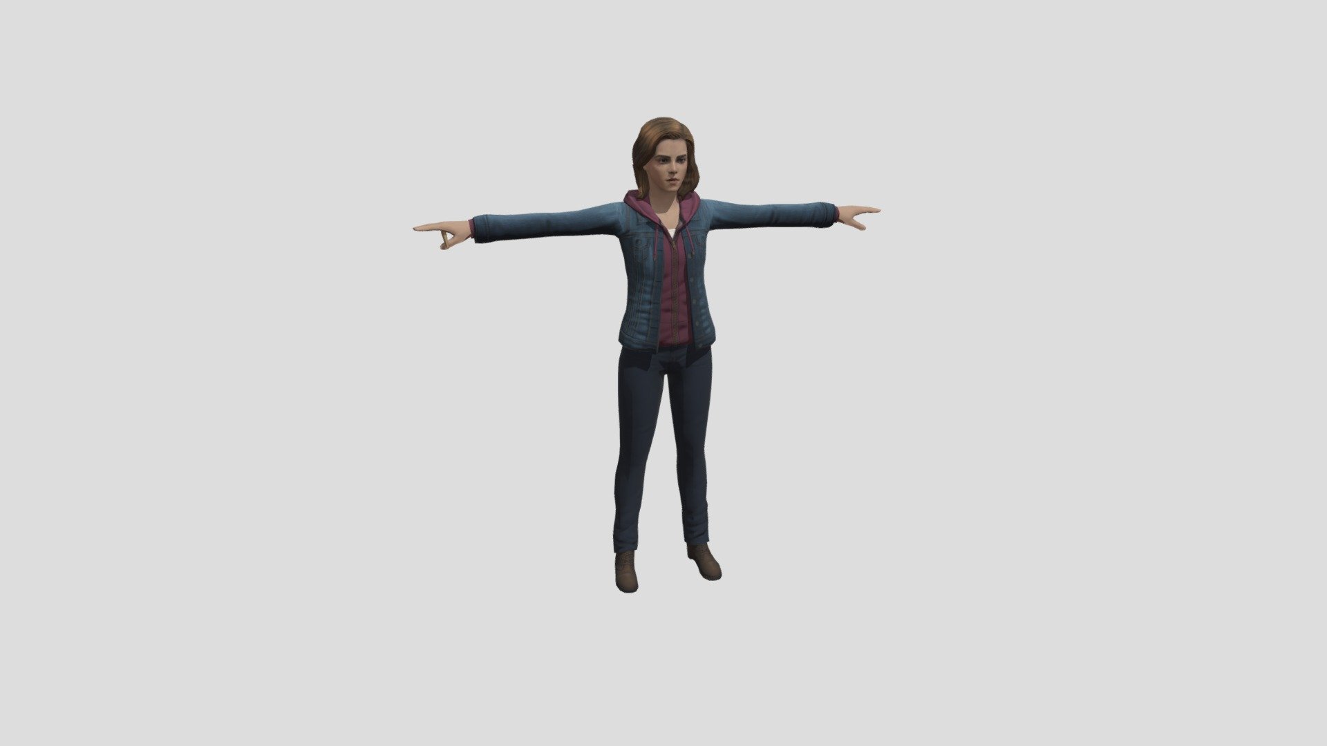 Hermione Granger (Harry Potter) - 3D model by coachellis [6457bbf ...