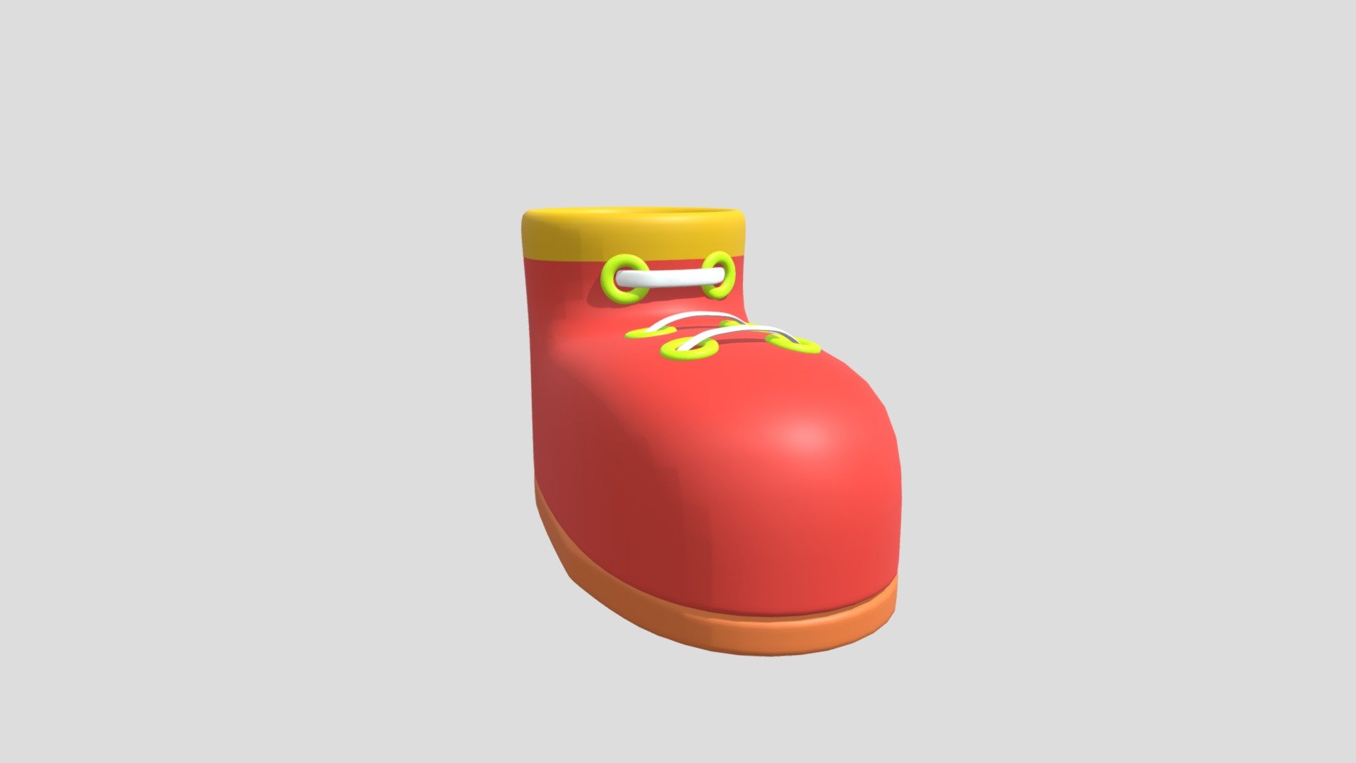 Cartoon Shoes/boots - Download Free 3D model by Safina Irani (@mirani55 ...