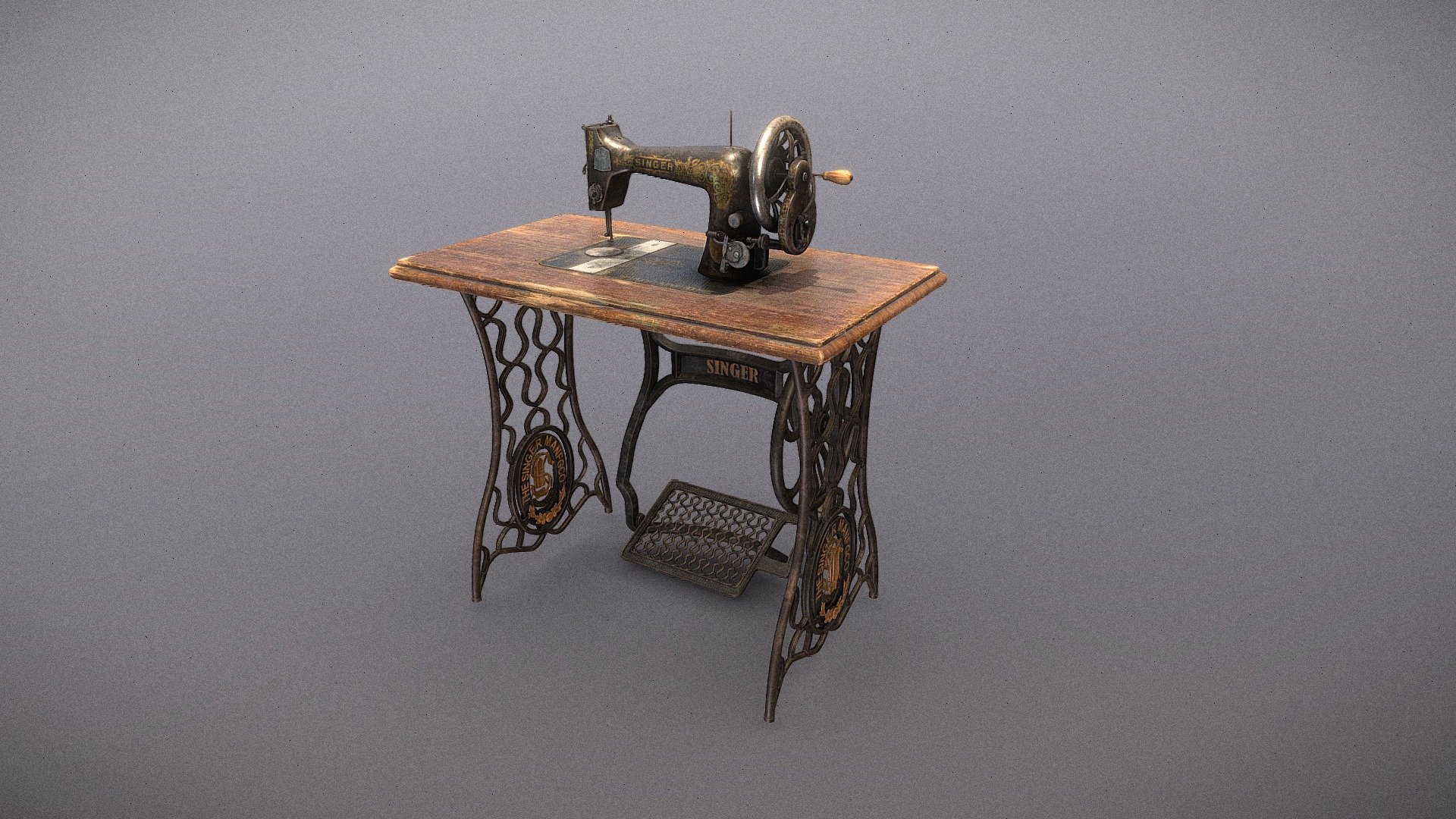 sewing machine - 3D model by joop123dsa [64594a0] - Sketchfab