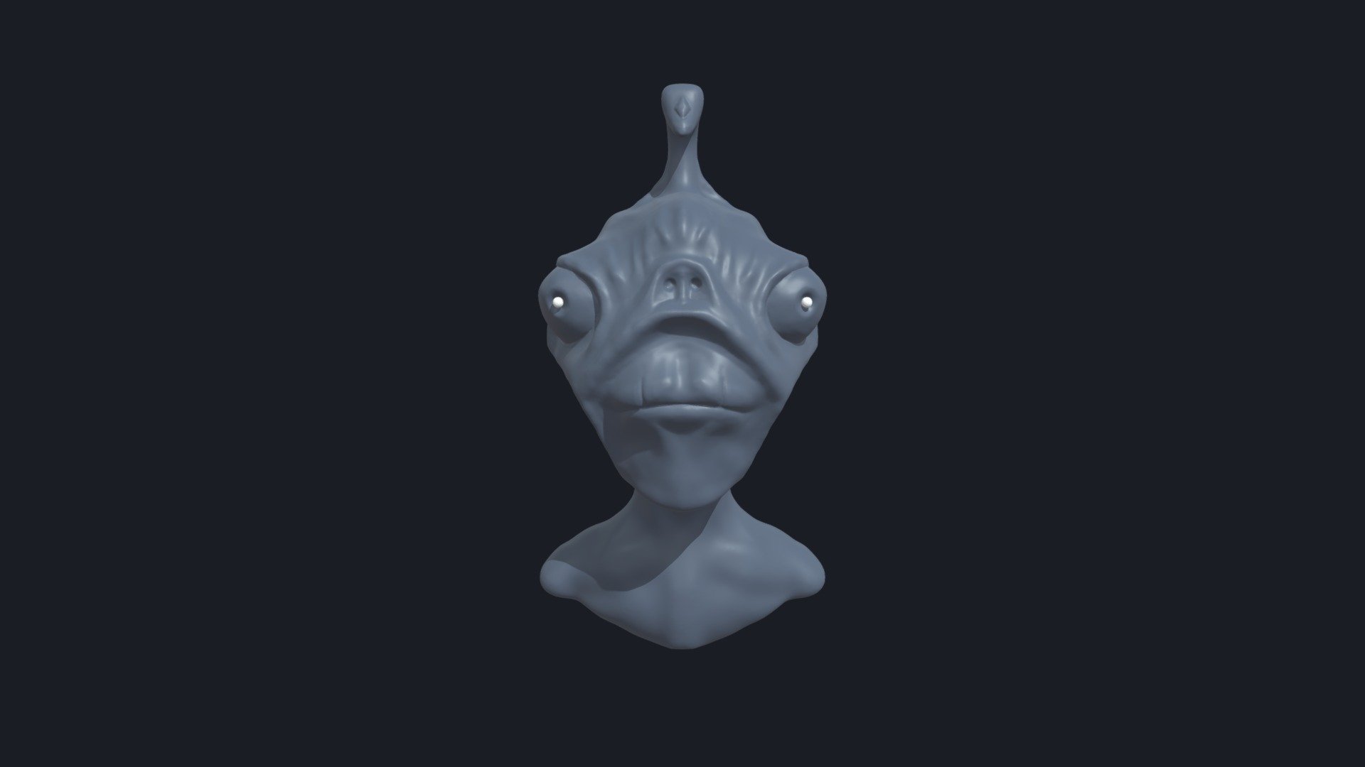 First Alien Sculpt - Download Free 3D model by Ziinx [645a1c4] - Sketchfab