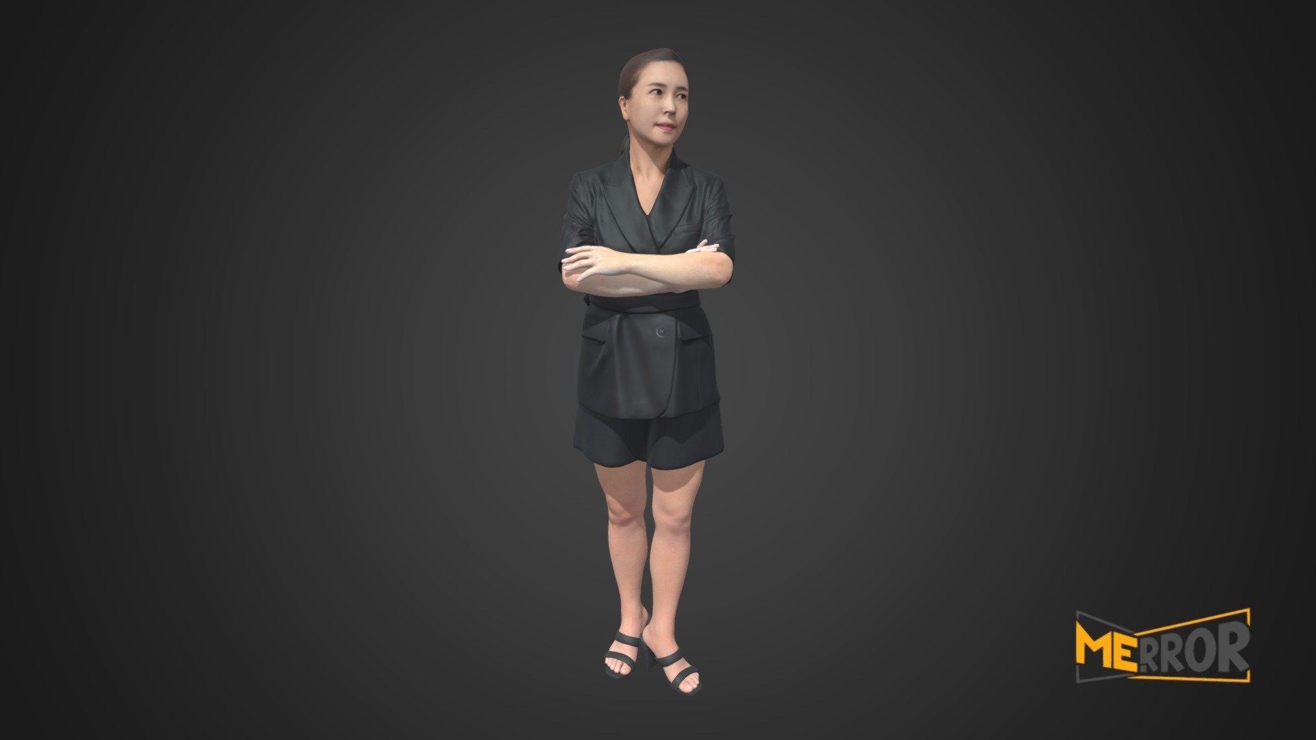[Game-Ready] Asian Woman Scan_Posed 68 - Buy Royalty Free 3D model by ...