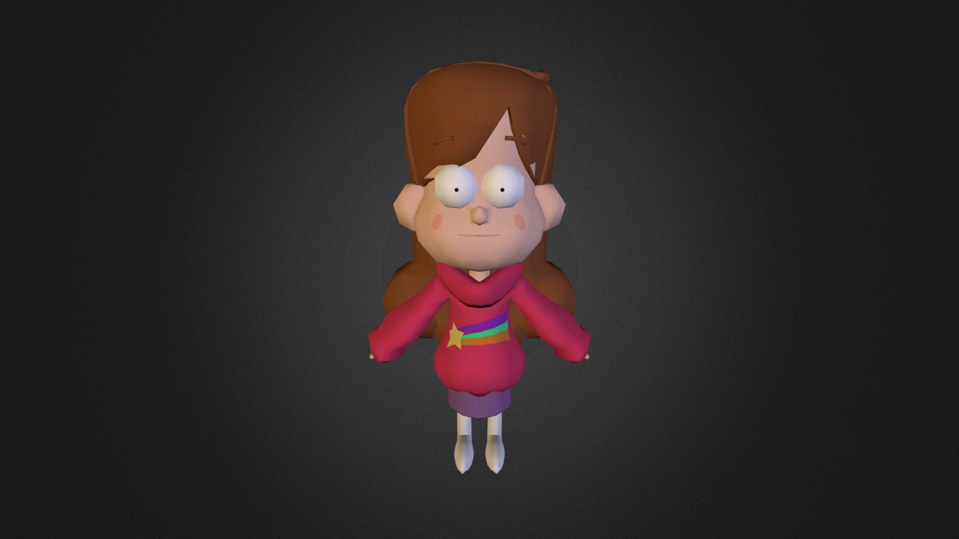 Mabel pines gravity falls - 3D model by metalex [645d2d3] - Sketchfab