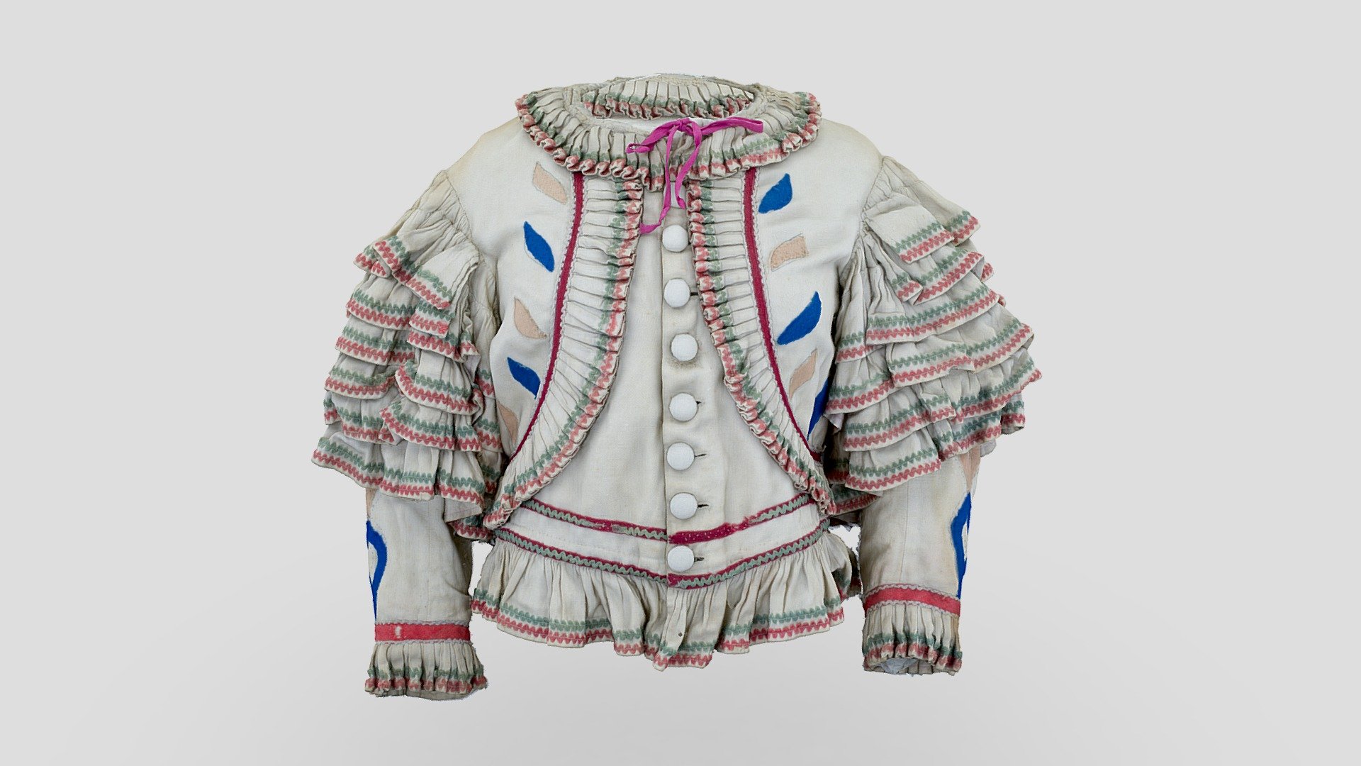 Clown's costume, jacket - 3D model by University of Bristol Theatre ...