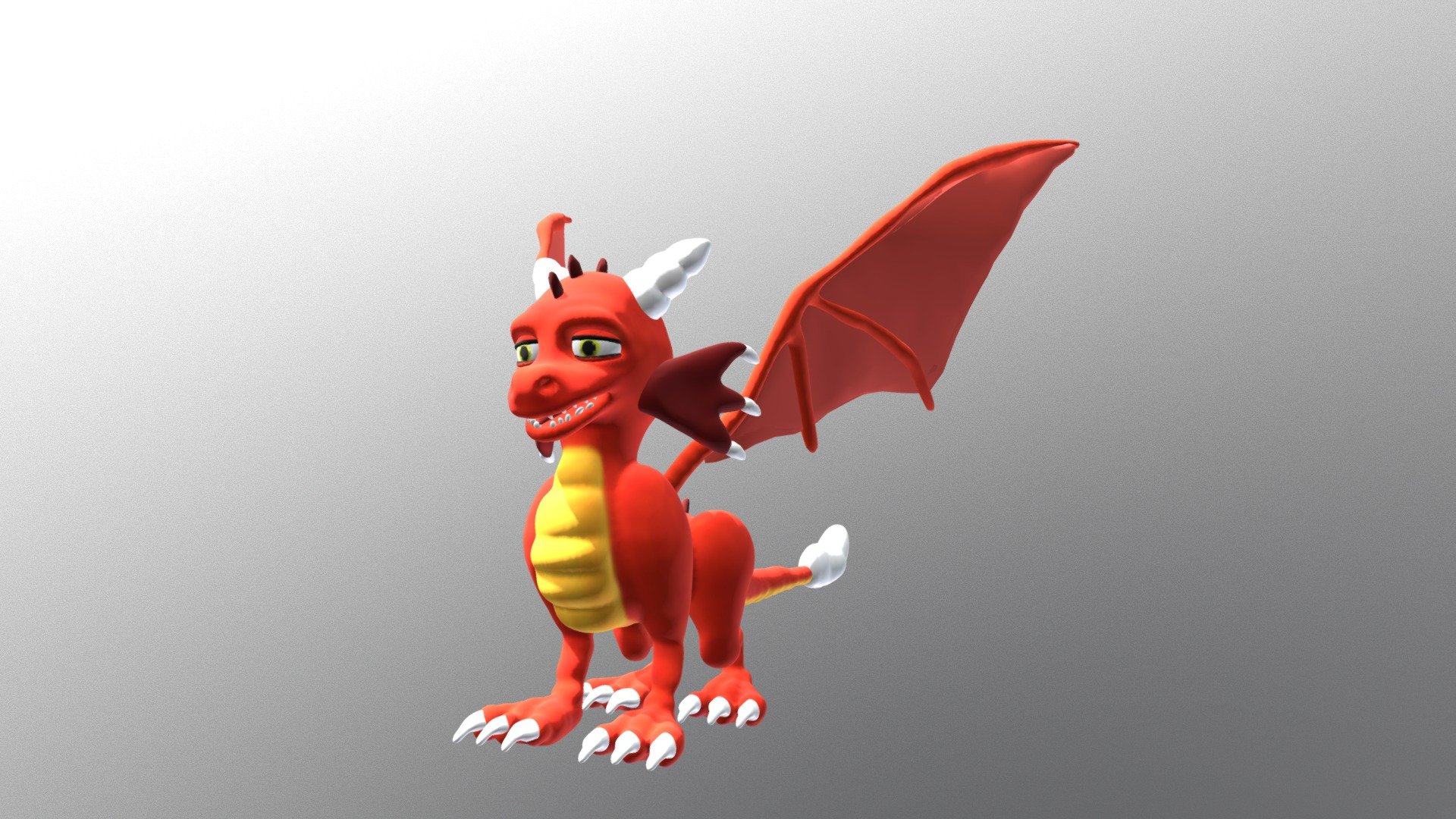 Dragon Cartoon - Download Free 3D model by xeratdragons (@dragonights91 ...