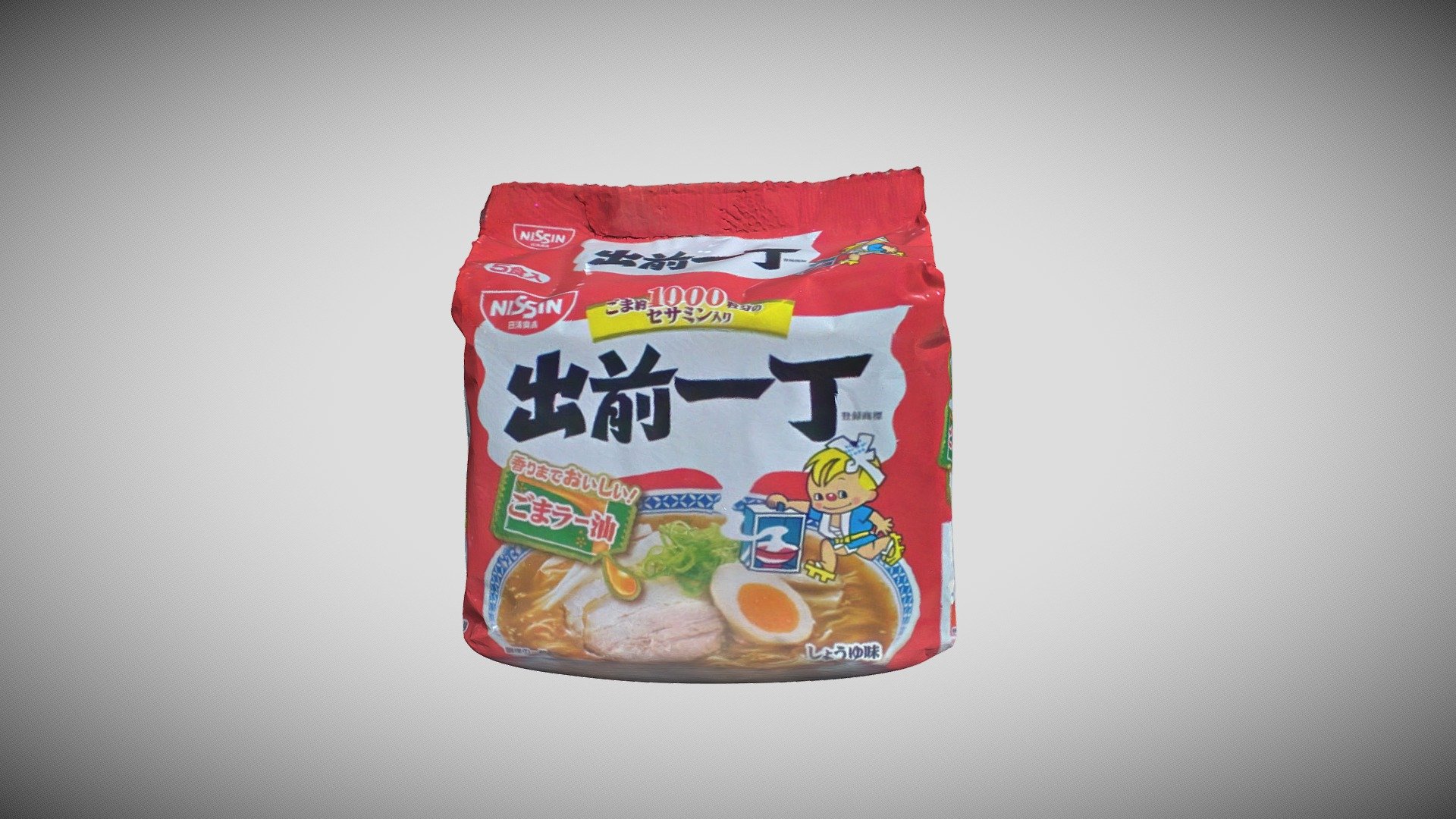 Instant Noodle-Demae Itcho - 3D model by chedwen [645f786] - Sketchfab