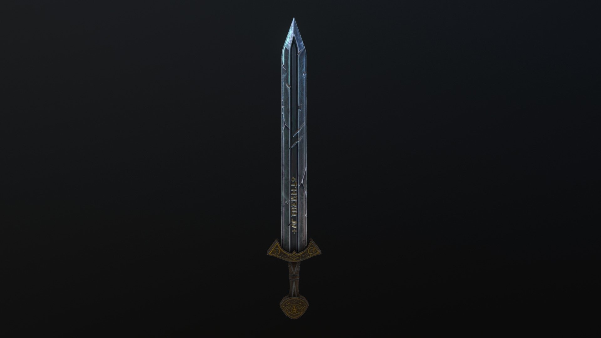 Sword Ulfberht - 3D model by Matis LeBel F. (@mlf) [645fa50] - Sketchfab