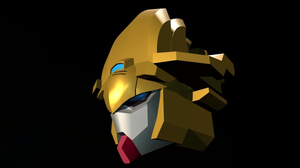 NEO LION GUNDAM HEAD - 3D model by krit yamsaso (กฤษณ์ แย้มสระโส ...