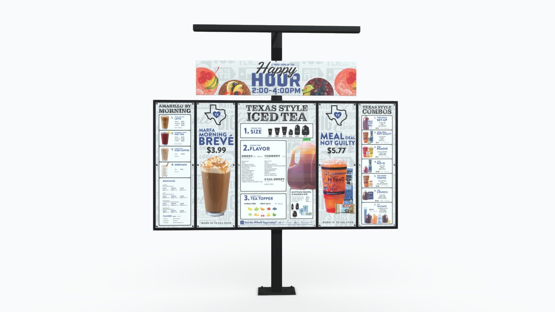 menu pylon sign 2021 - 3D model by Titan Sign Company ...