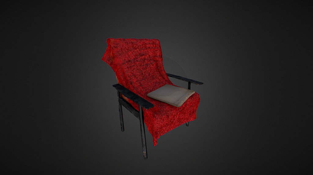 Red Chear - 3D model by Salex [64620b8] - Sketchfab