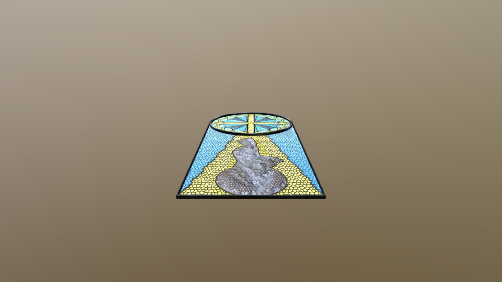Round Stained glass - 3D model by srothenbuhler [64620c6] - Sketchfab