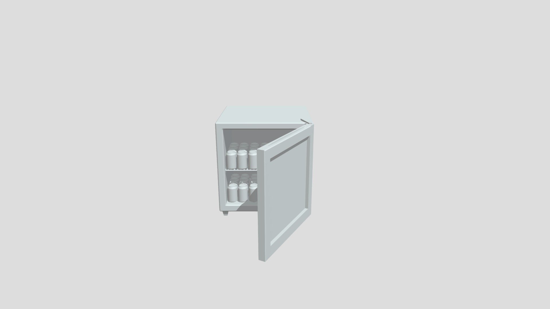 Mini Fridge - 3D model by FlorinIoanRotaru [6462504] - Sketchfab