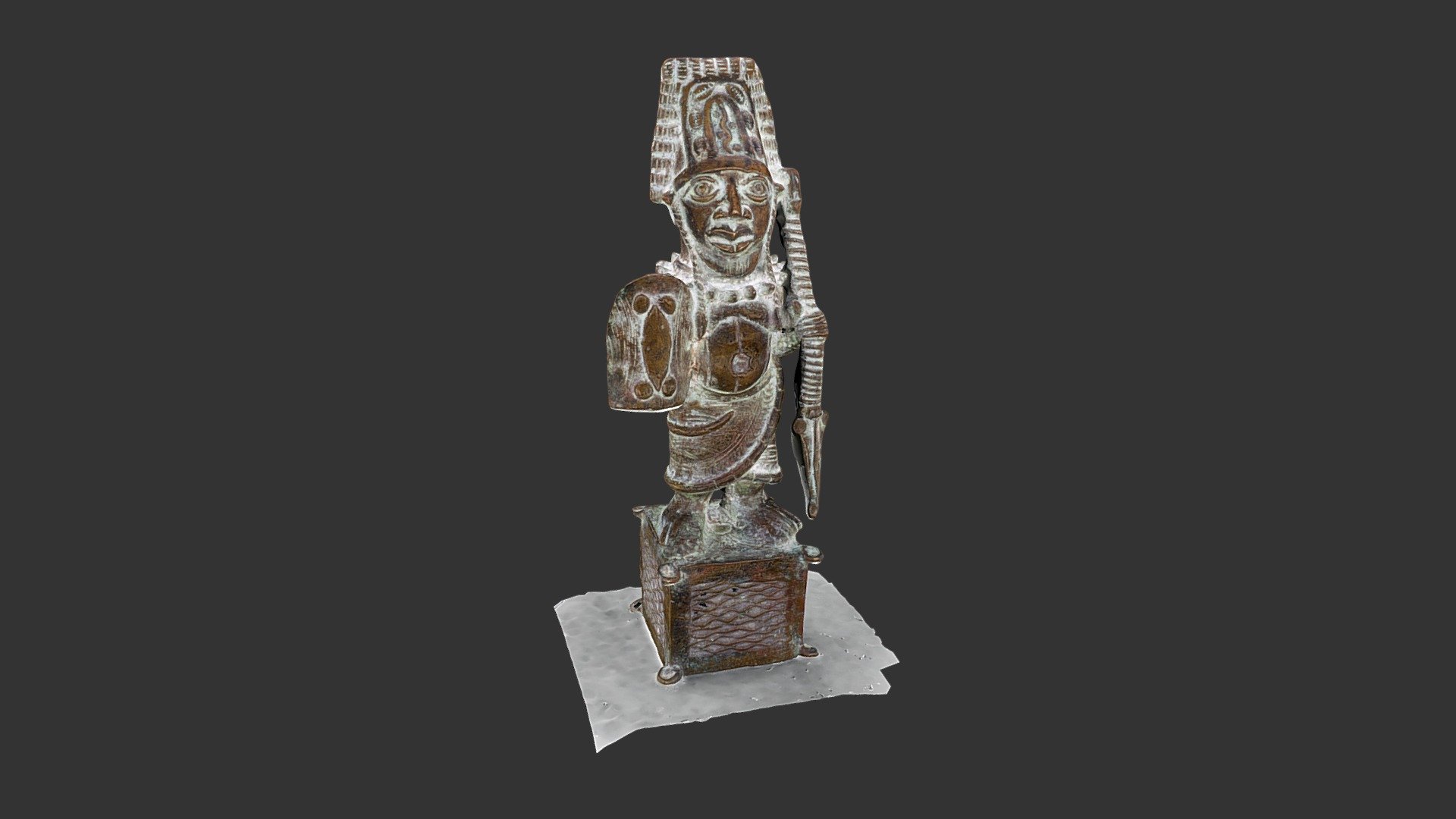 Nigerian Benin Statue - 3D model by HeritageNI.com (@heritageNI ...
