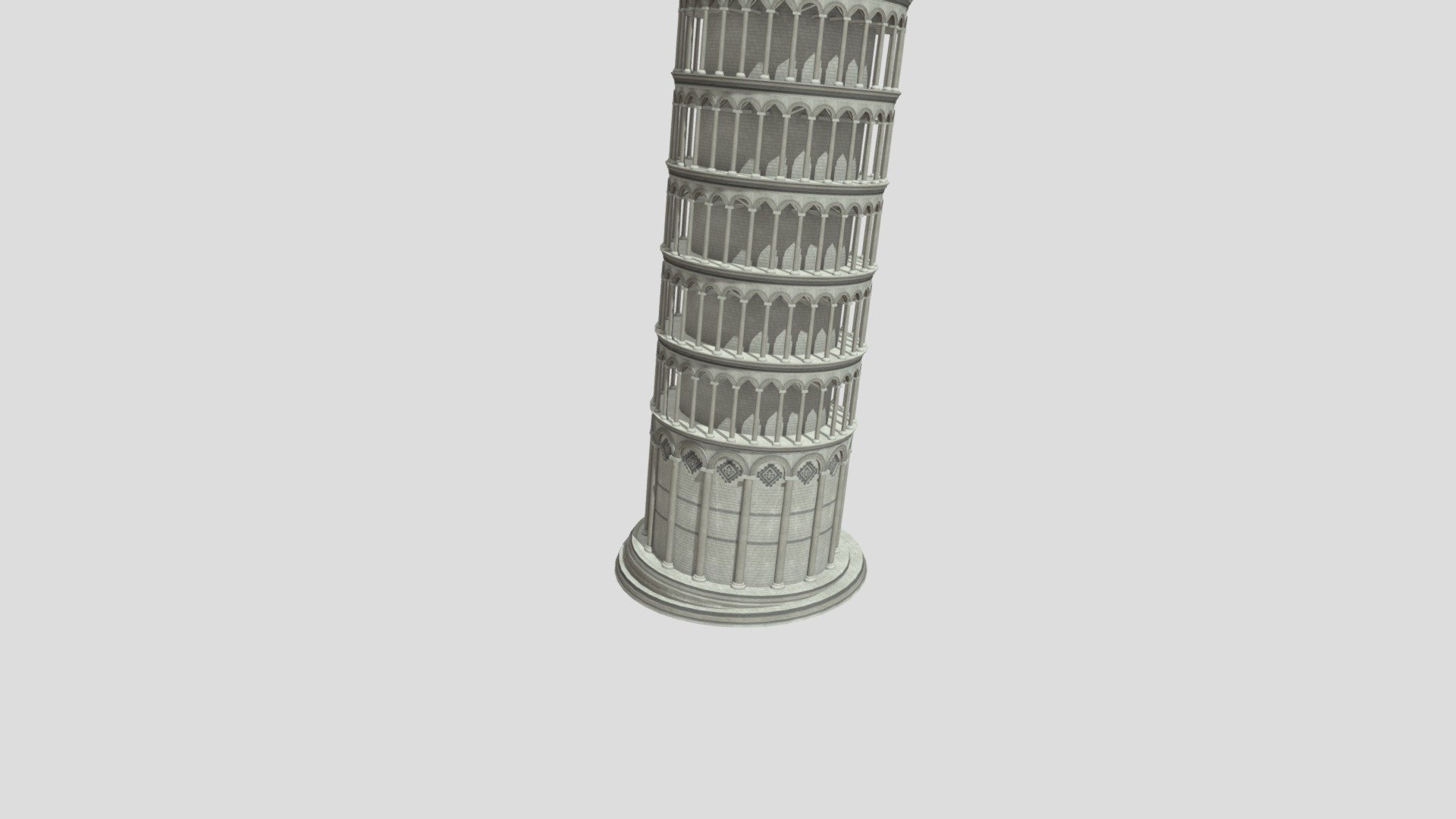 Leaning Tower of Pisa - 3D model by TreasuredTeam [6464e59] - Sketchfab
