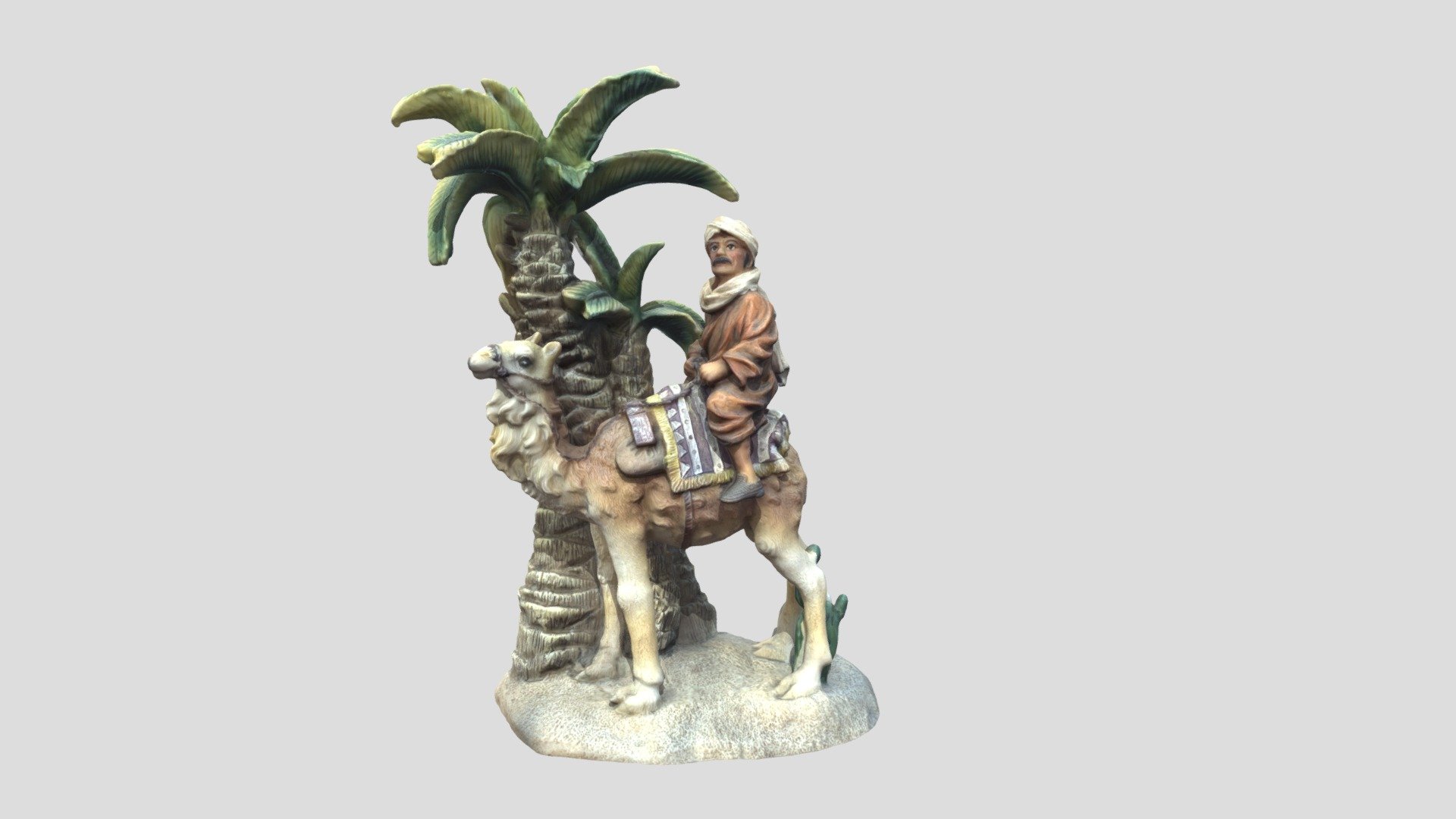 Desert man on camel [Photogrammetry] - 3D model by Jad Deeb (@JadDeeb ...