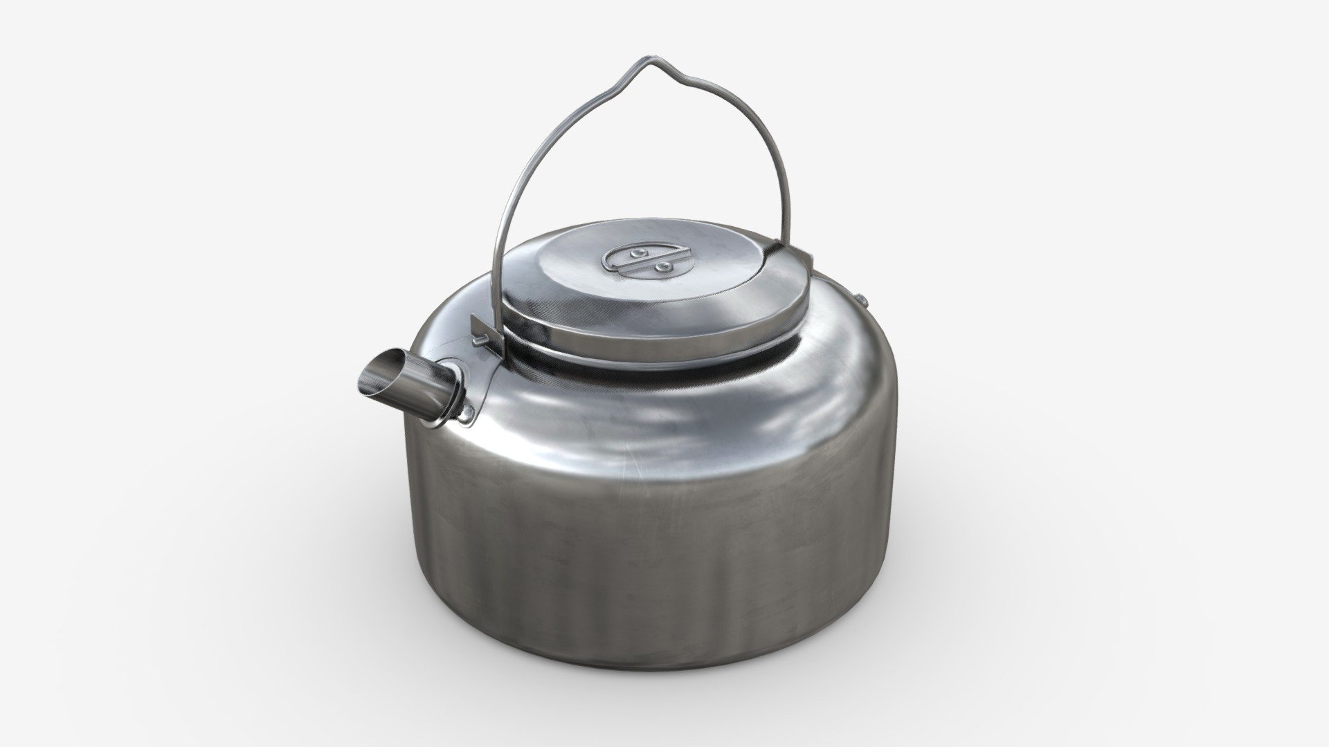 Campsite 1L hiking kettle - Buy Royalty Free 3D model by HQ3DMOD ...