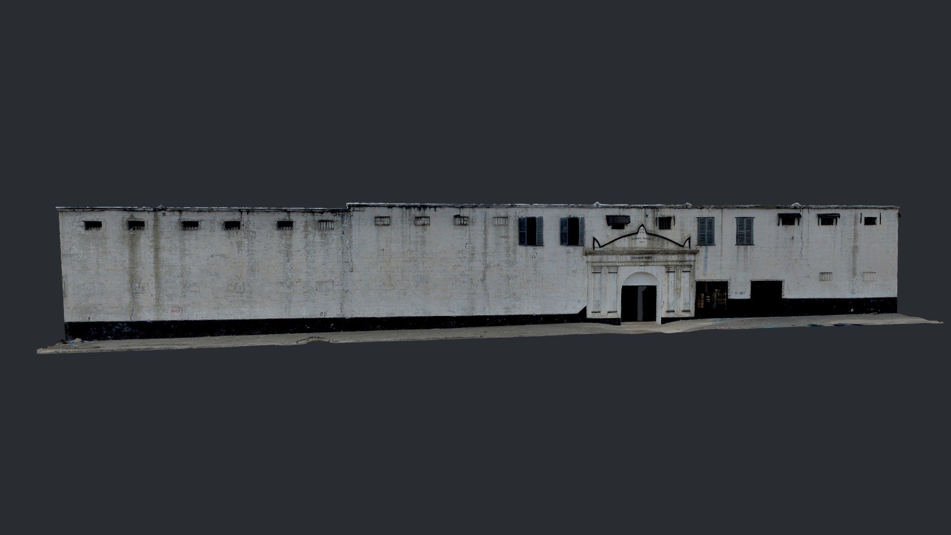 Ussher Fort Façade - Download Free 3D model by joseph_ashley [6466aee ...