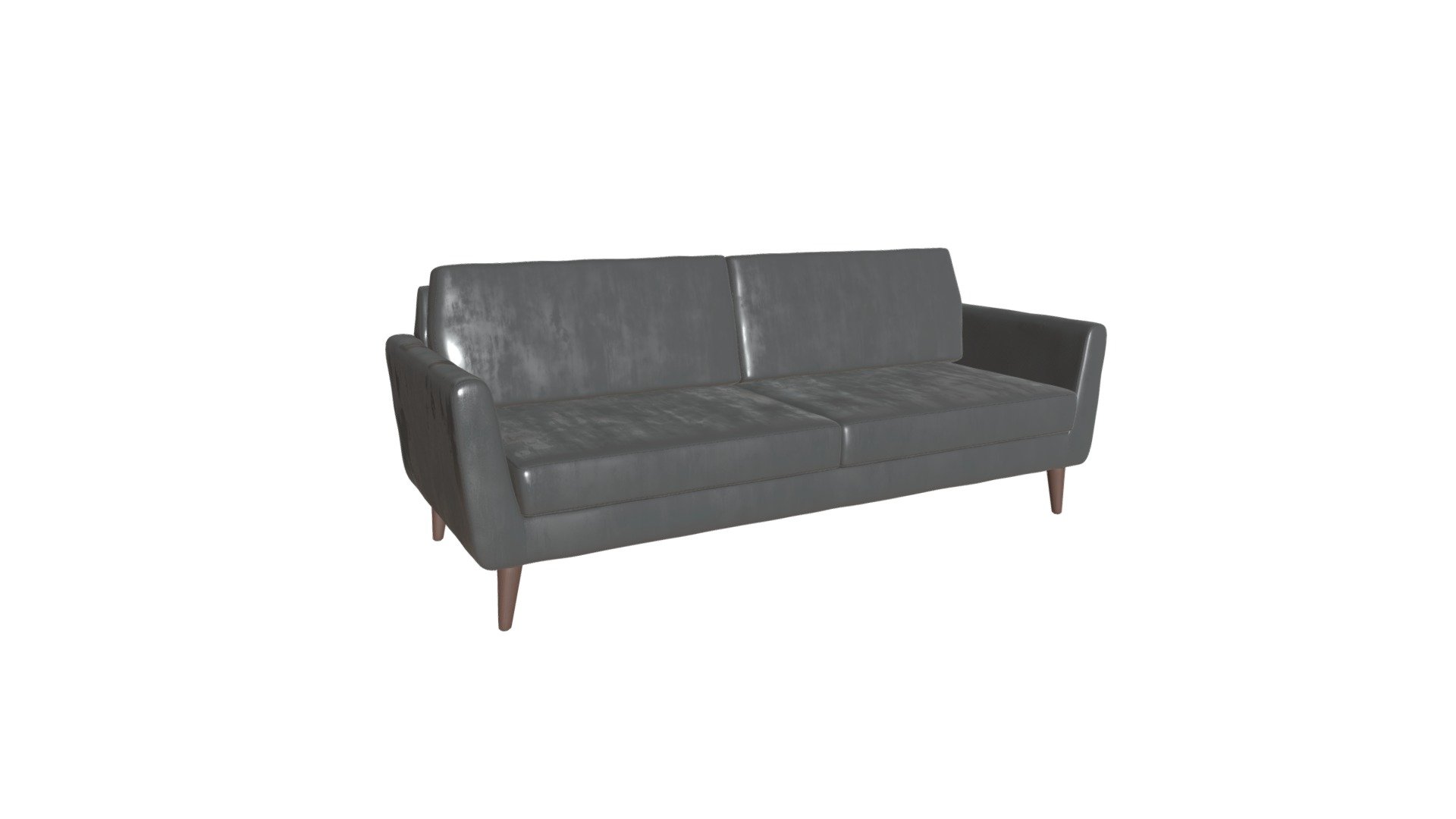 Mirabelle Sofa Charcoal Velvet - 101337 - Buy Royalty Free 3D model by ...