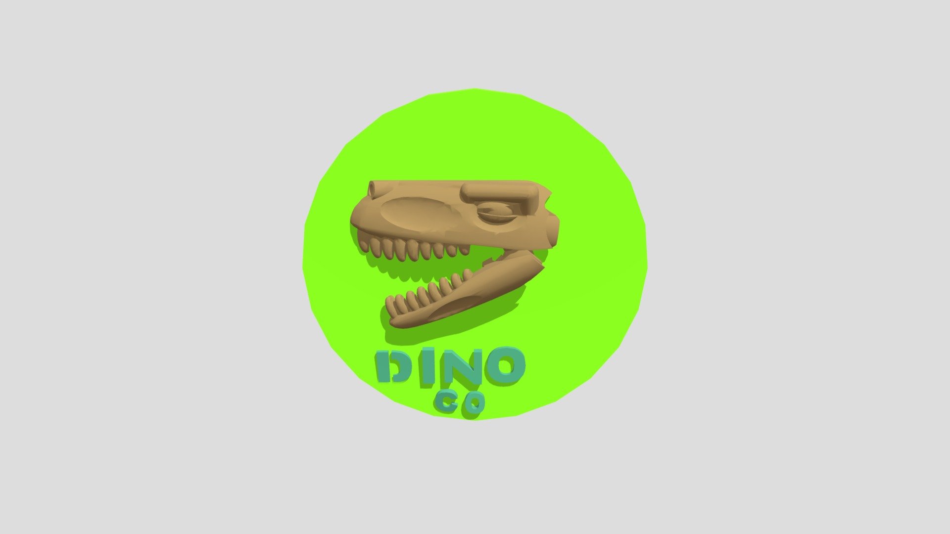 Dino Co Logo - 3D model by shadowdur2 [6468a99] - Sketchfab